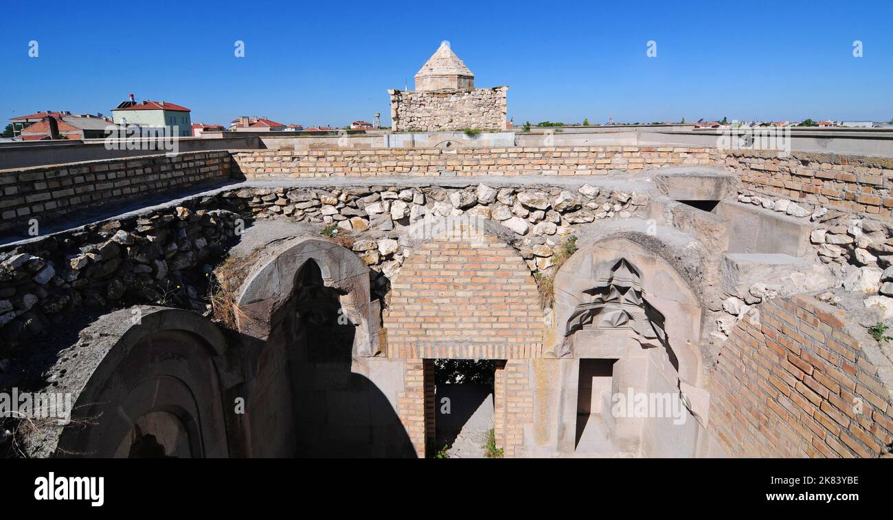 Located in Aksaray, Turkey, Sultanhani caravanserai was built in the ...