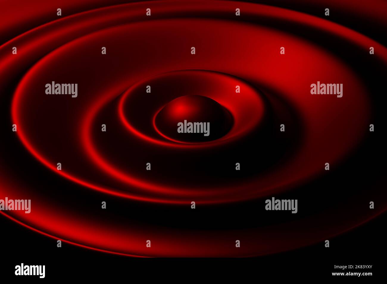 Water drop-like ripples (waves) spreading out. Illustration for web ...