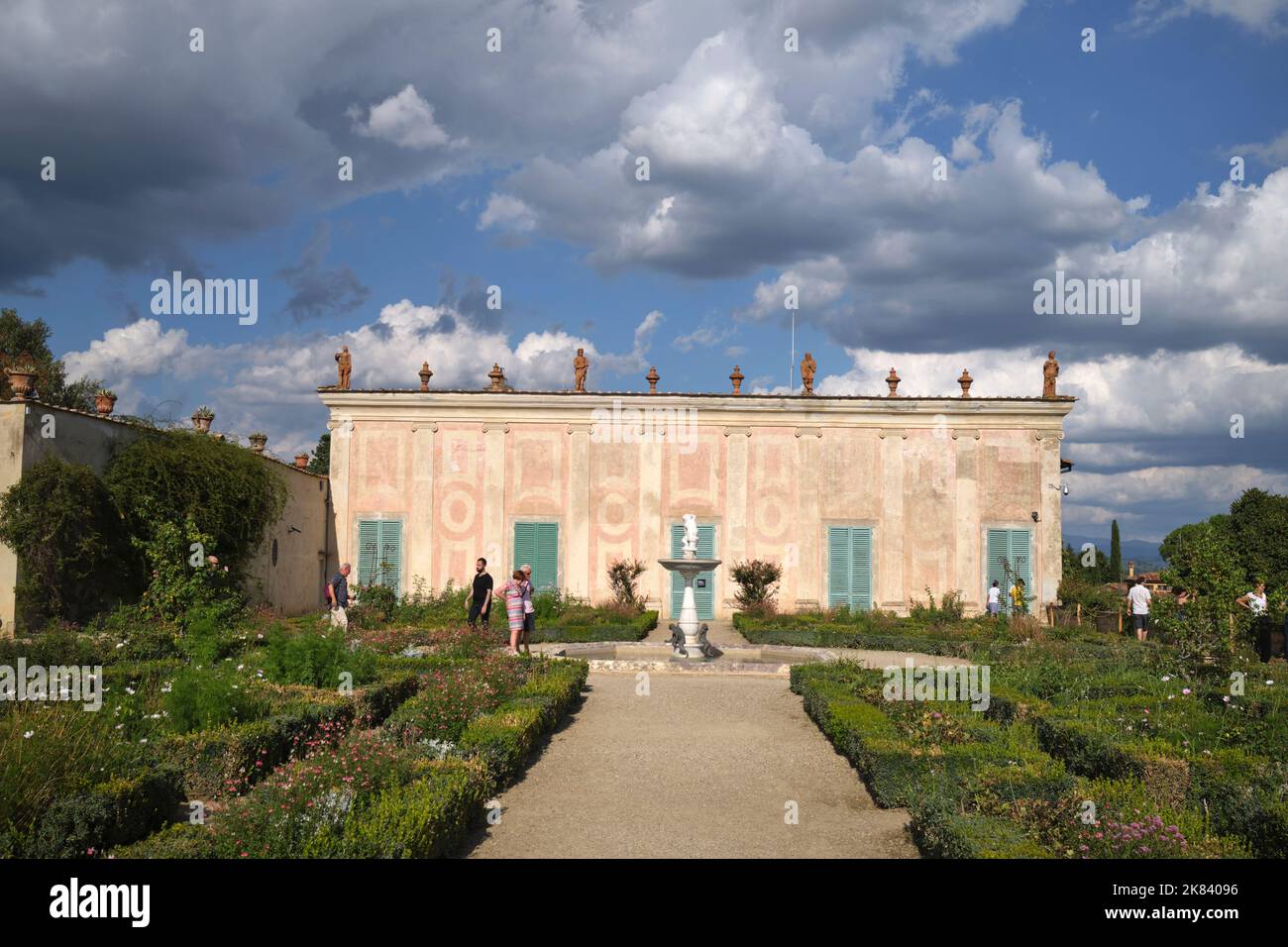 Knight's Garden Terrace in the Boboli Gardens Florence Italy Stock ...
