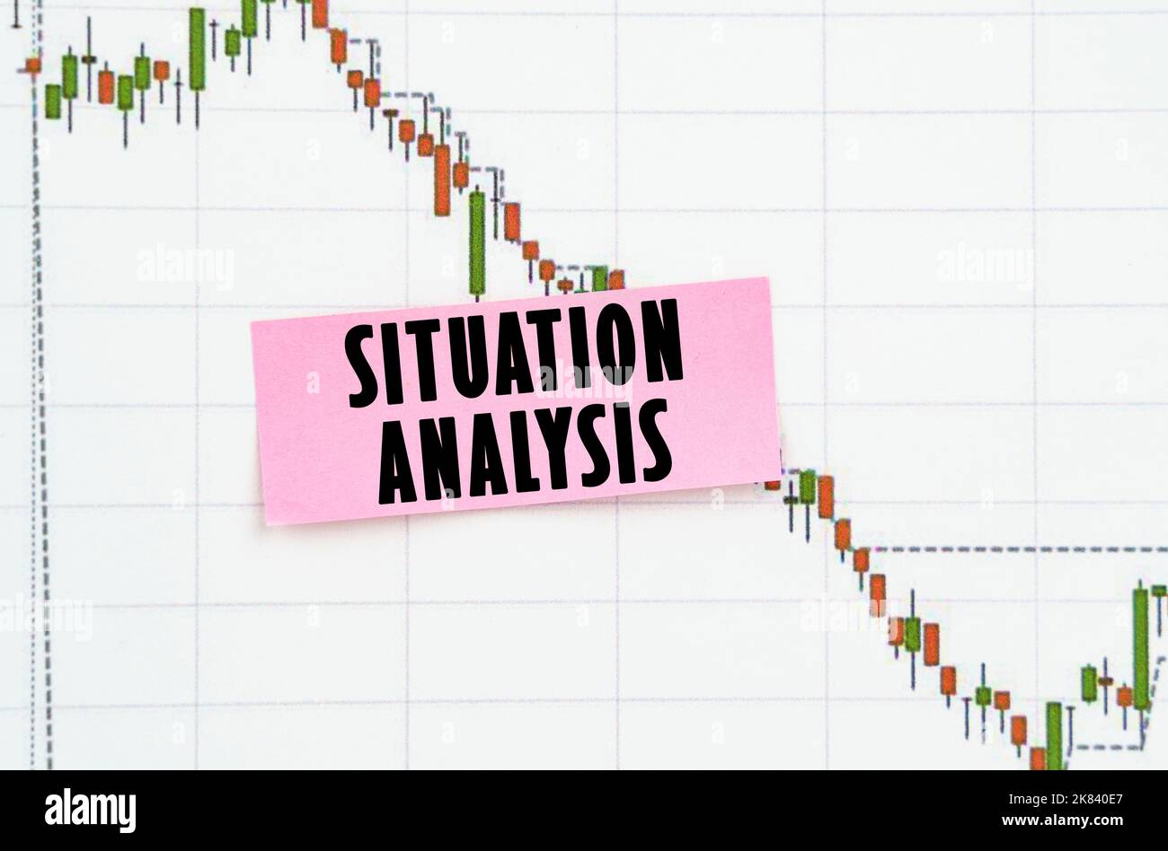 Business and trading concept. Against the background of the quote chart ...