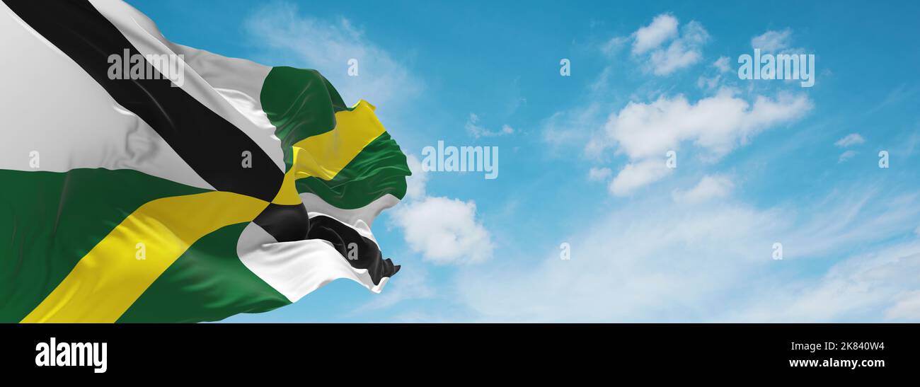 official flag of Monterey, California untied states of America at ...