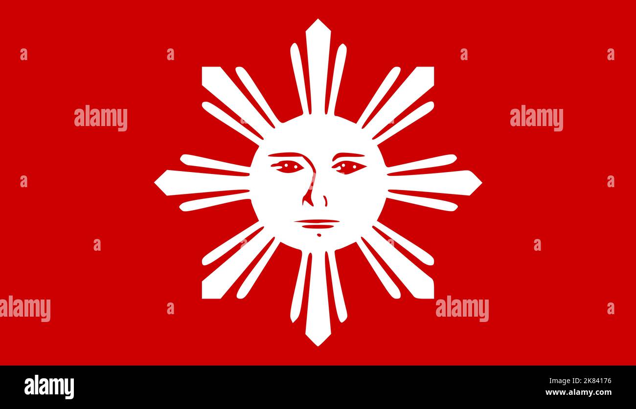 flag of Tagalog people, asia. flag representing extinct country, ethnic ...