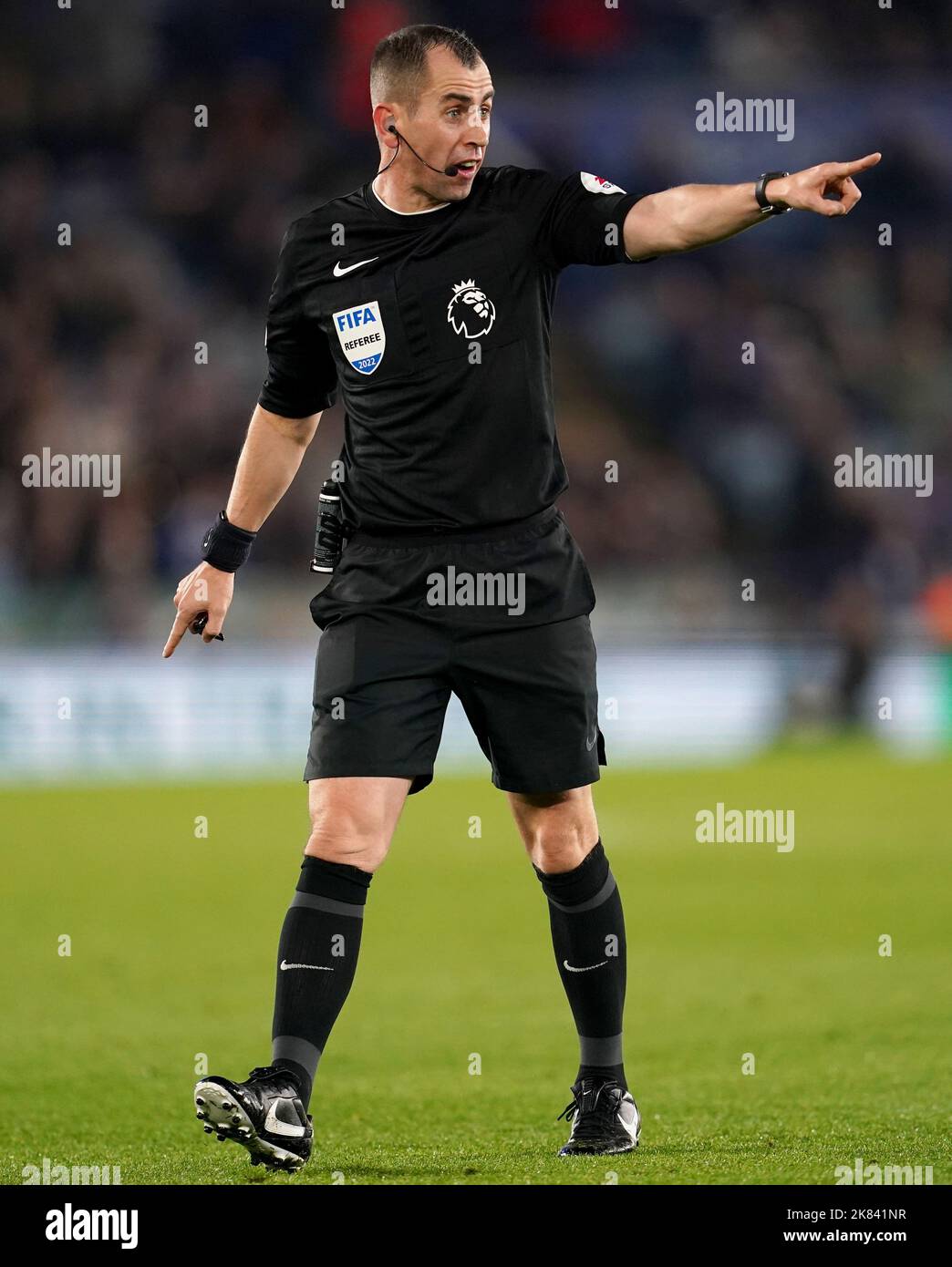 Match referee Peter Bankes during the Premier League match at the King ...