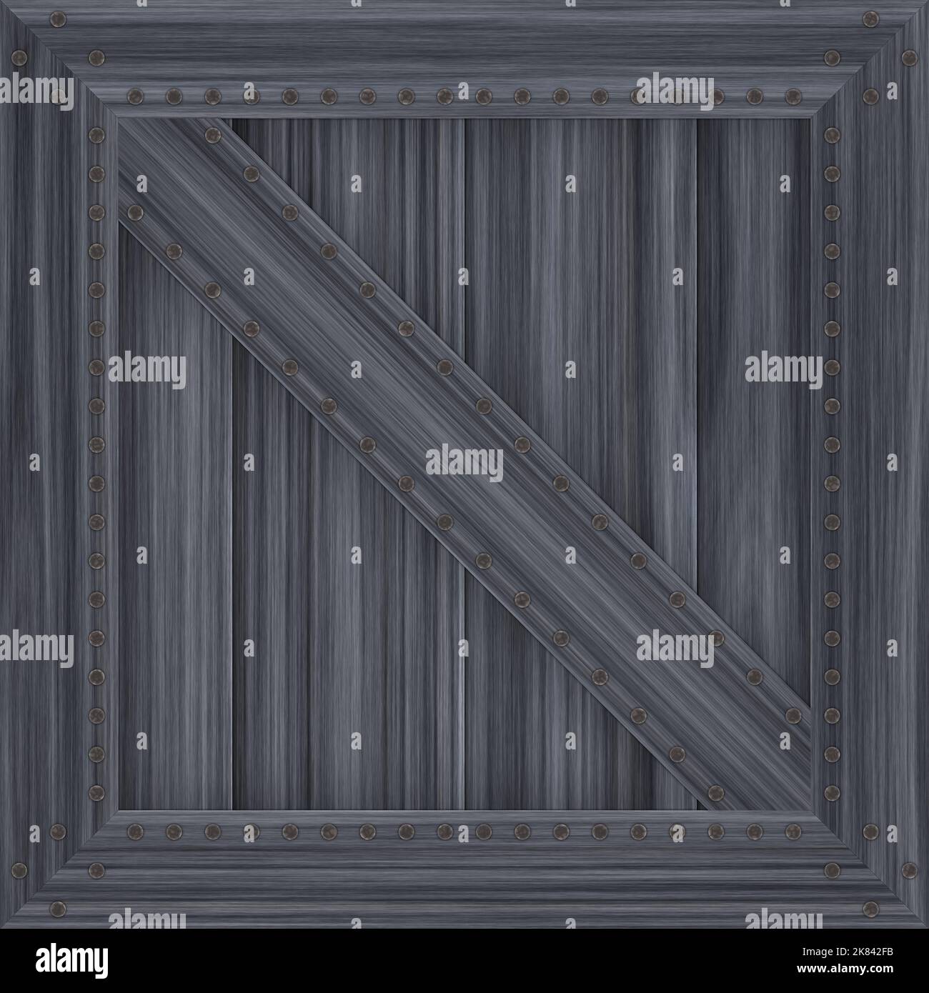 Metal grey wooden crate texture, seamless pattern with diagonal bar ...