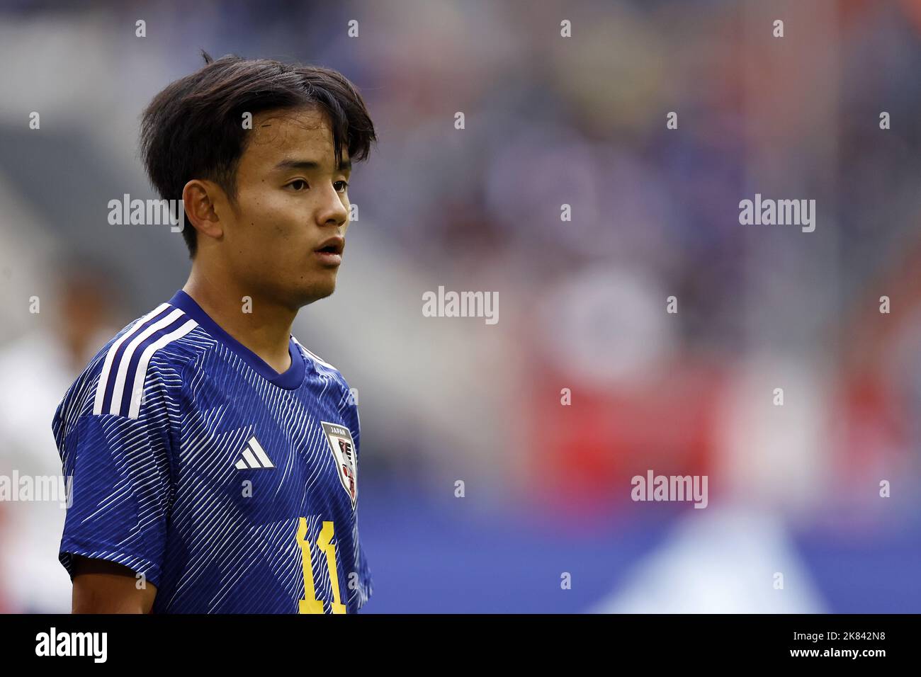 DUSSELDORF - Takefusa Kubo of Japan during the Japan-United States ...