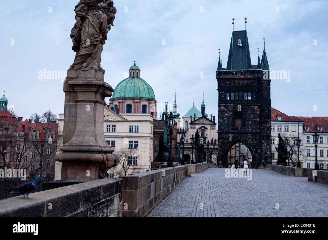 Gothic Old Town Bridge Tower designed by architect Petr Parlér in ...