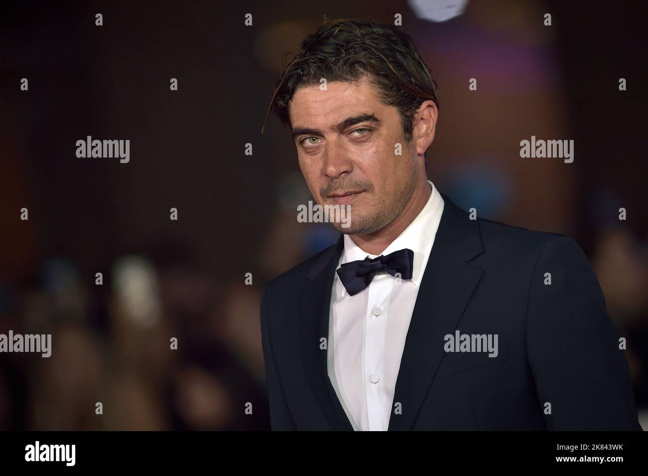 ROME, ITALY - OCTOBER 18: Riccardo Scamarcio attend the red carpet for ...