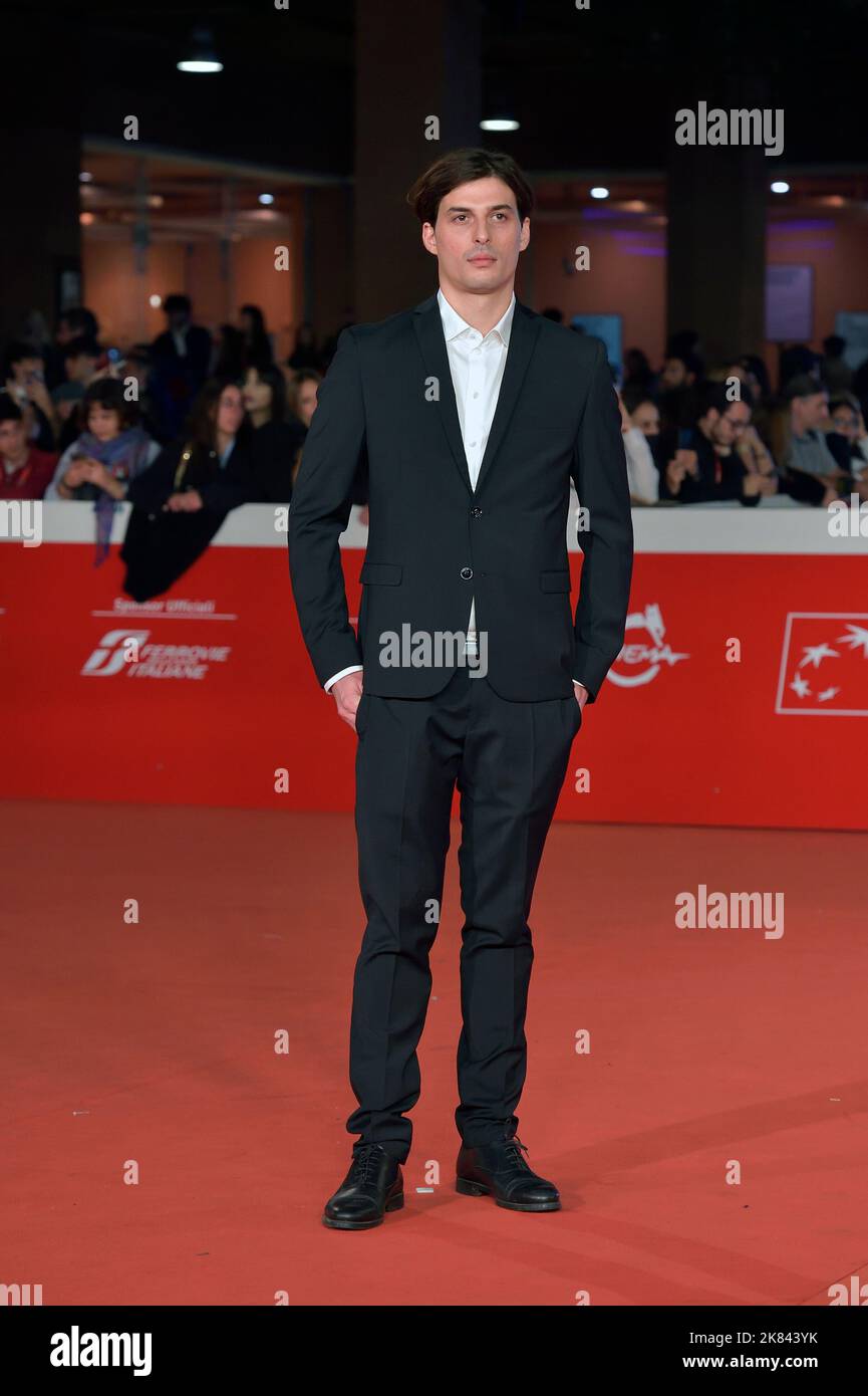 ROME, ITALY - OCTOBER 18: Michelangelo Placido attend the red carpet ...