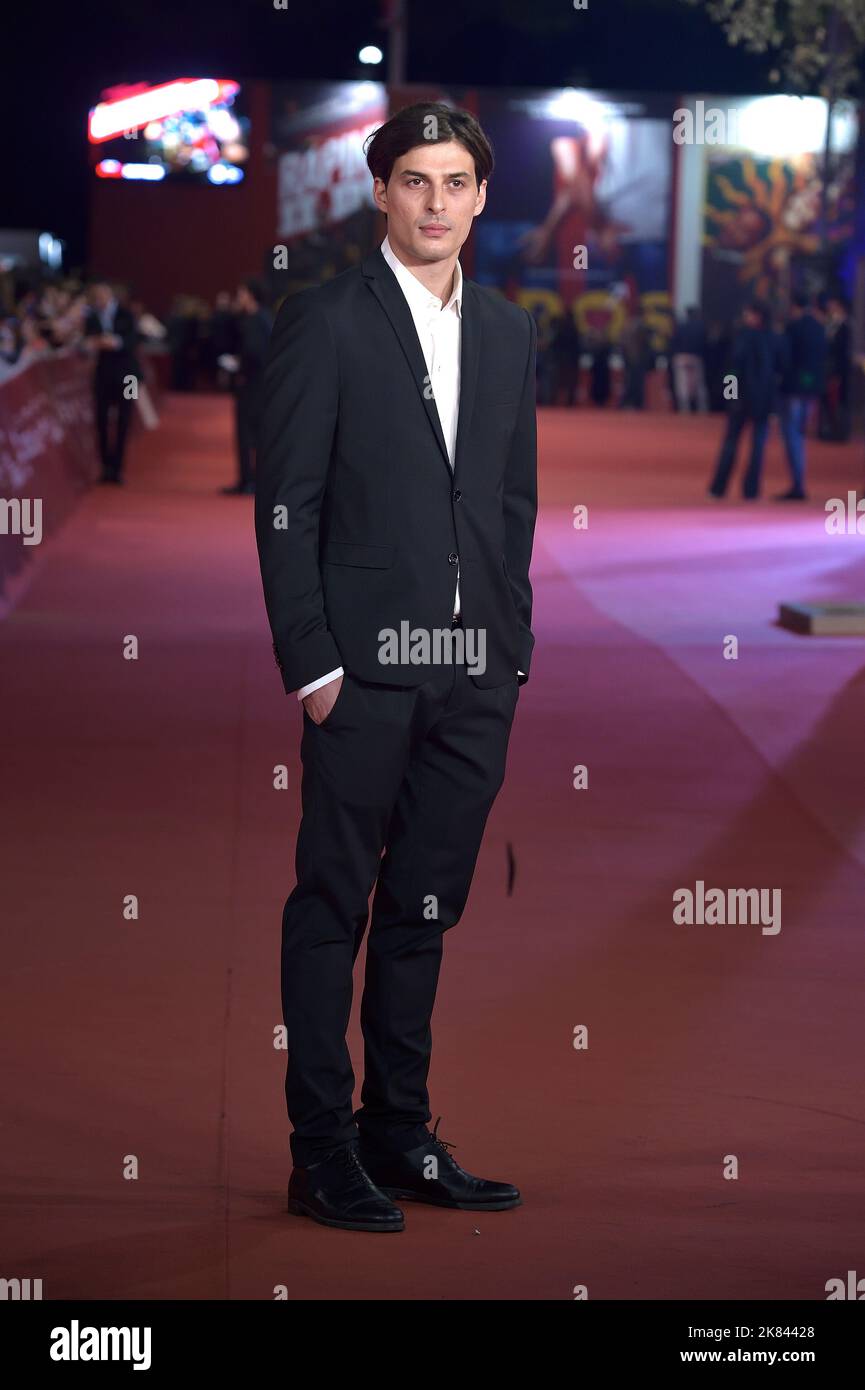 ROME, ITALY - OCTOBER 18: Michelangelo Placido attend the red carpet ...