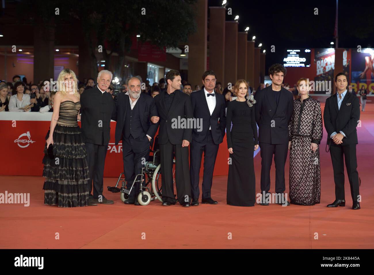 ROME, ITALY - OCTOBER 18: Michele Placido, Federica Vincenti, Louis ...