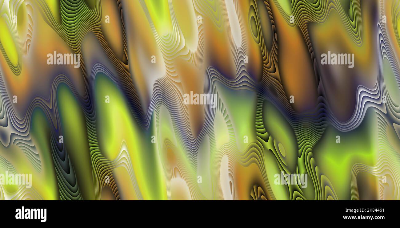 Beautiful and graceful gradient waves of color which are interspersed ...