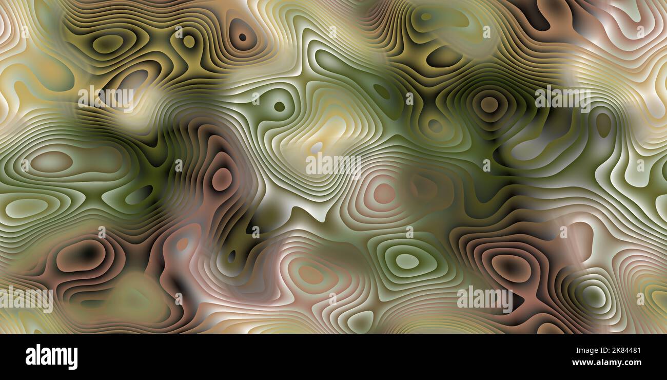 Beautiful and graceful gradient waves of color which are interspersed ...