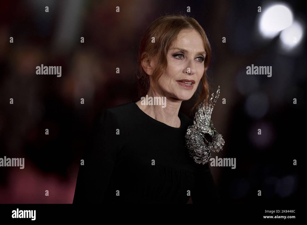 ROME, ITALY - OCTOBER 18: Isabelle Huppert attend the red carpet for "L ...