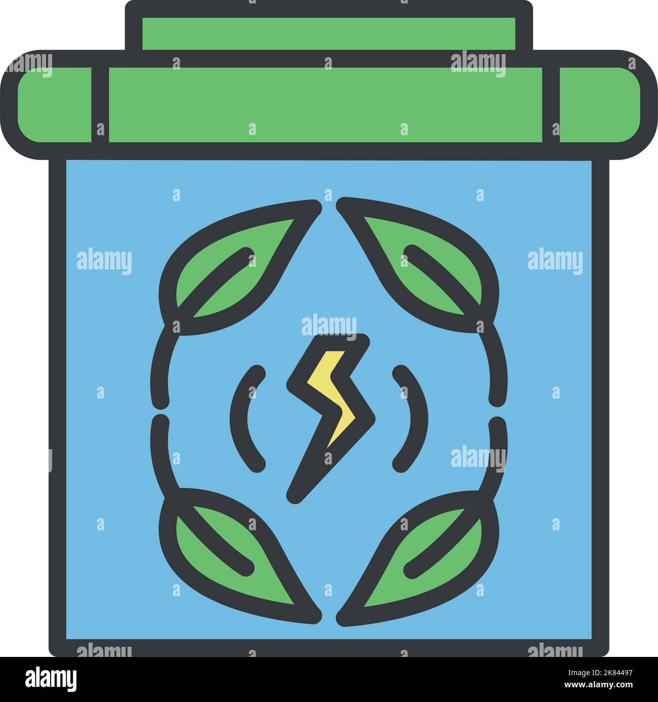 battery energy ecology icon Stock Vector Image & Art - Alamy