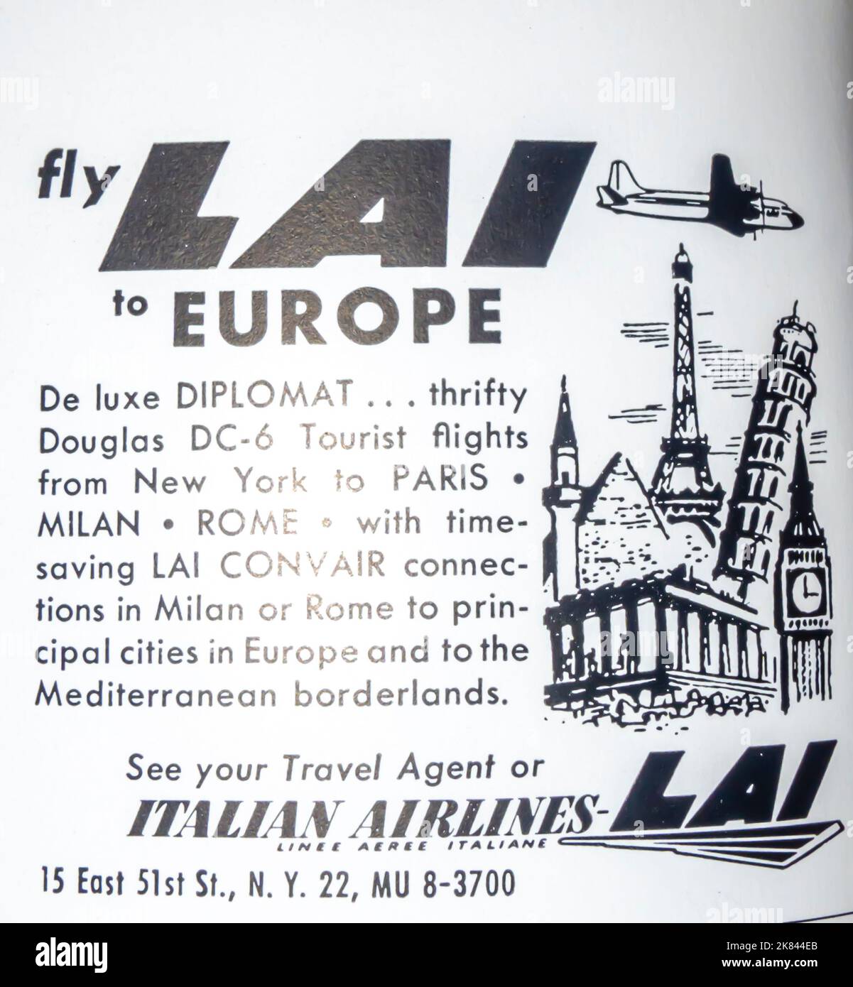 1950s italy magazine hi-res stock photography and images - Alamy