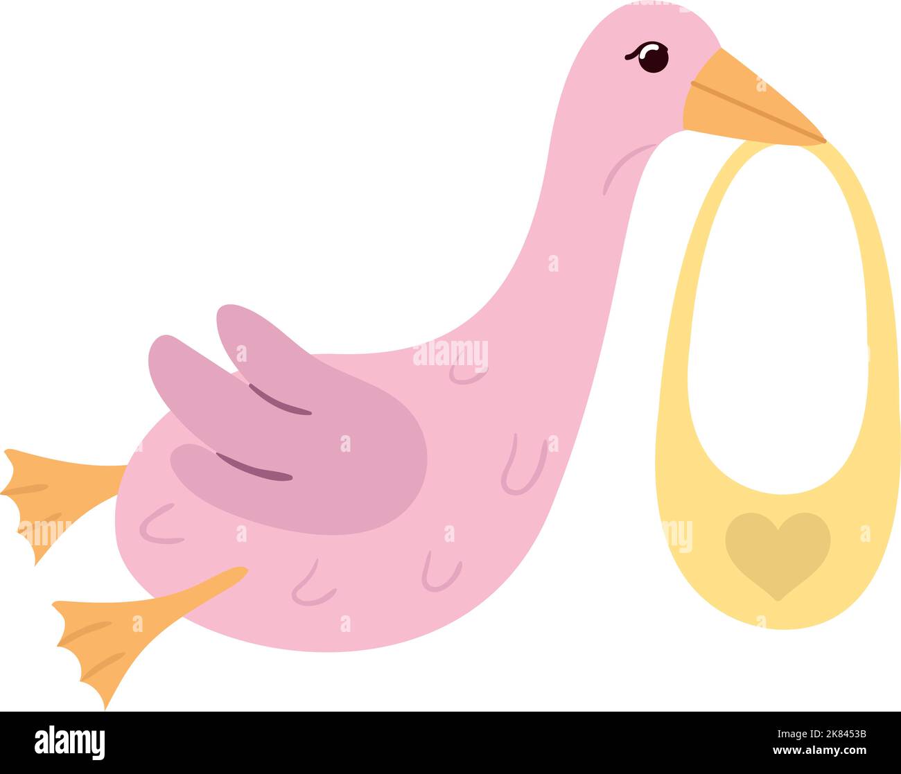 stork baby shower Stock Vector Image & Art - Alamy
