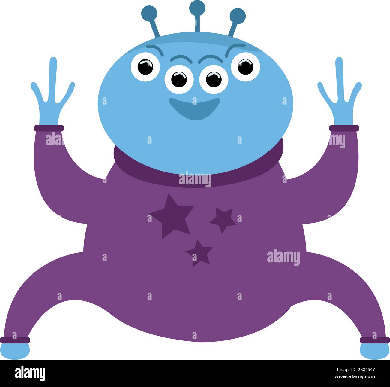 space monster cartoon Stock Vector Image & Art - Alamy