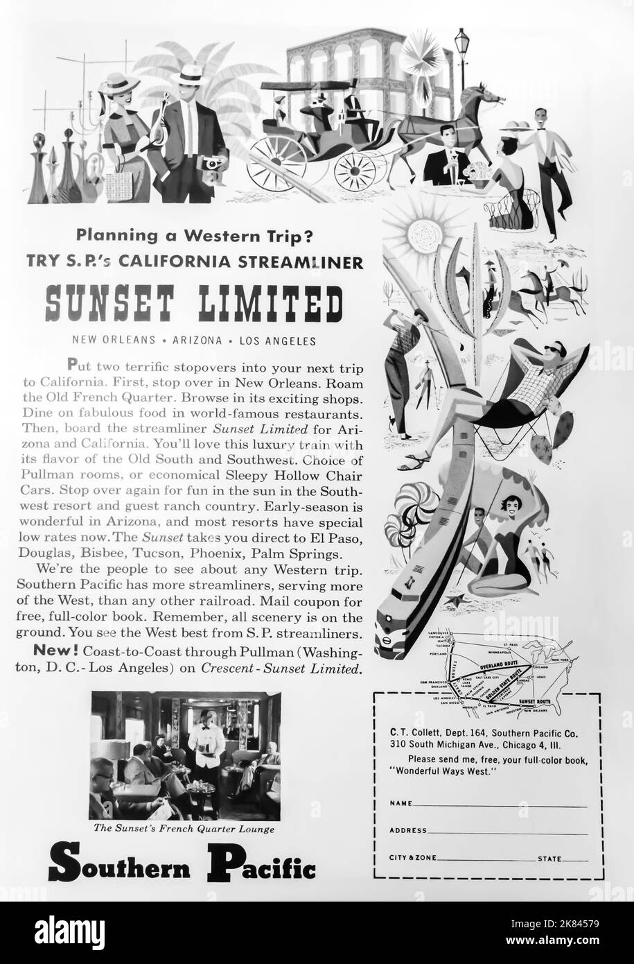 Southern pacific railway hi-res stock photography and images - Alamy