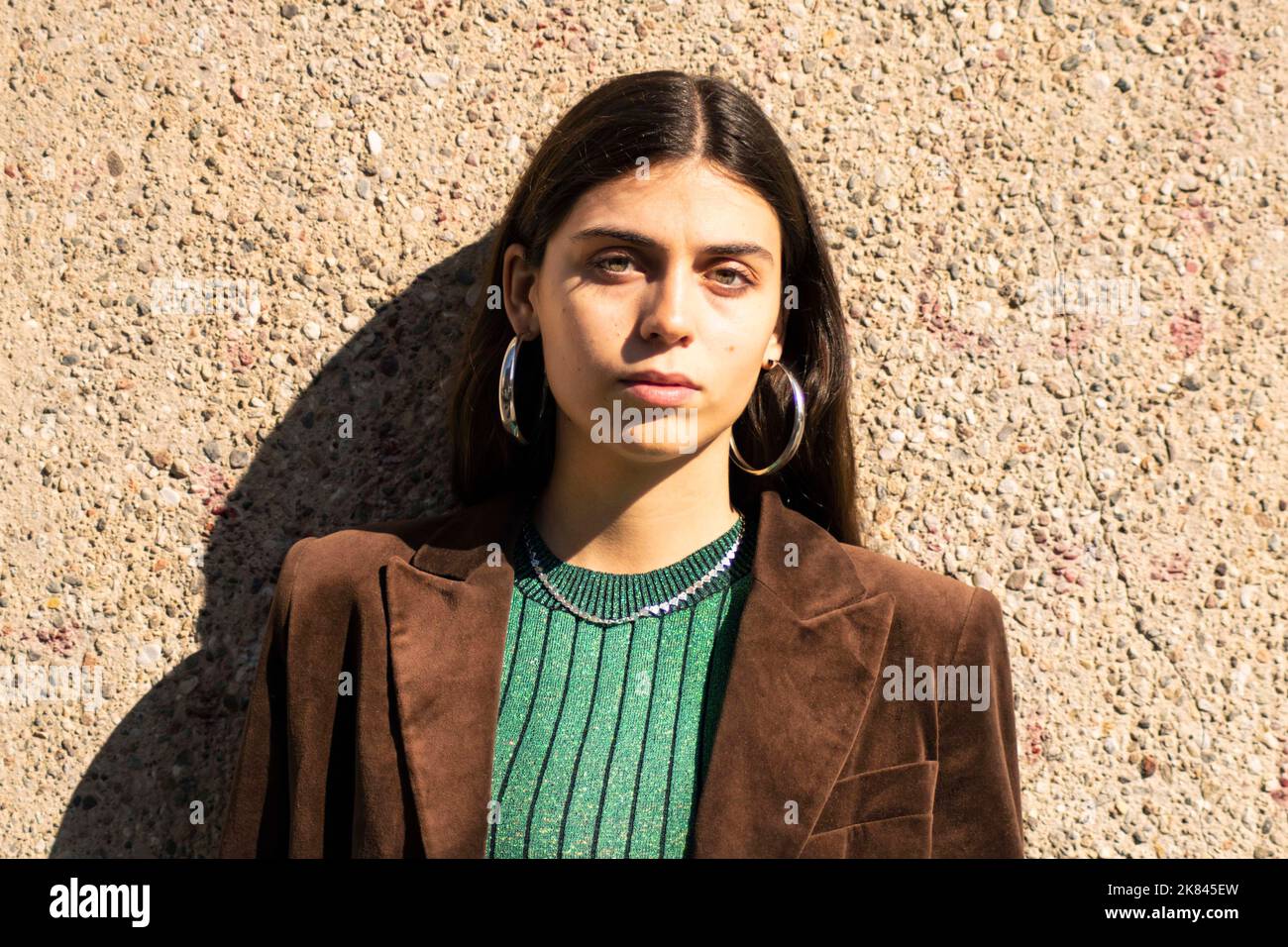 Spanish blogger Marta at fashion week Stock Photo - Alamy