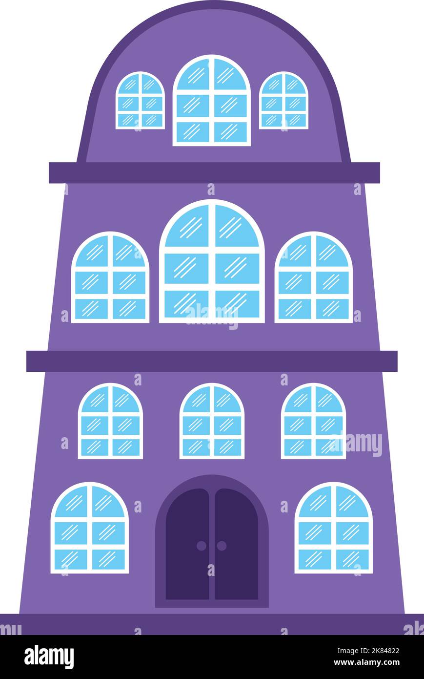 building facade cartoon Stock Vector Image & Art - Alamy