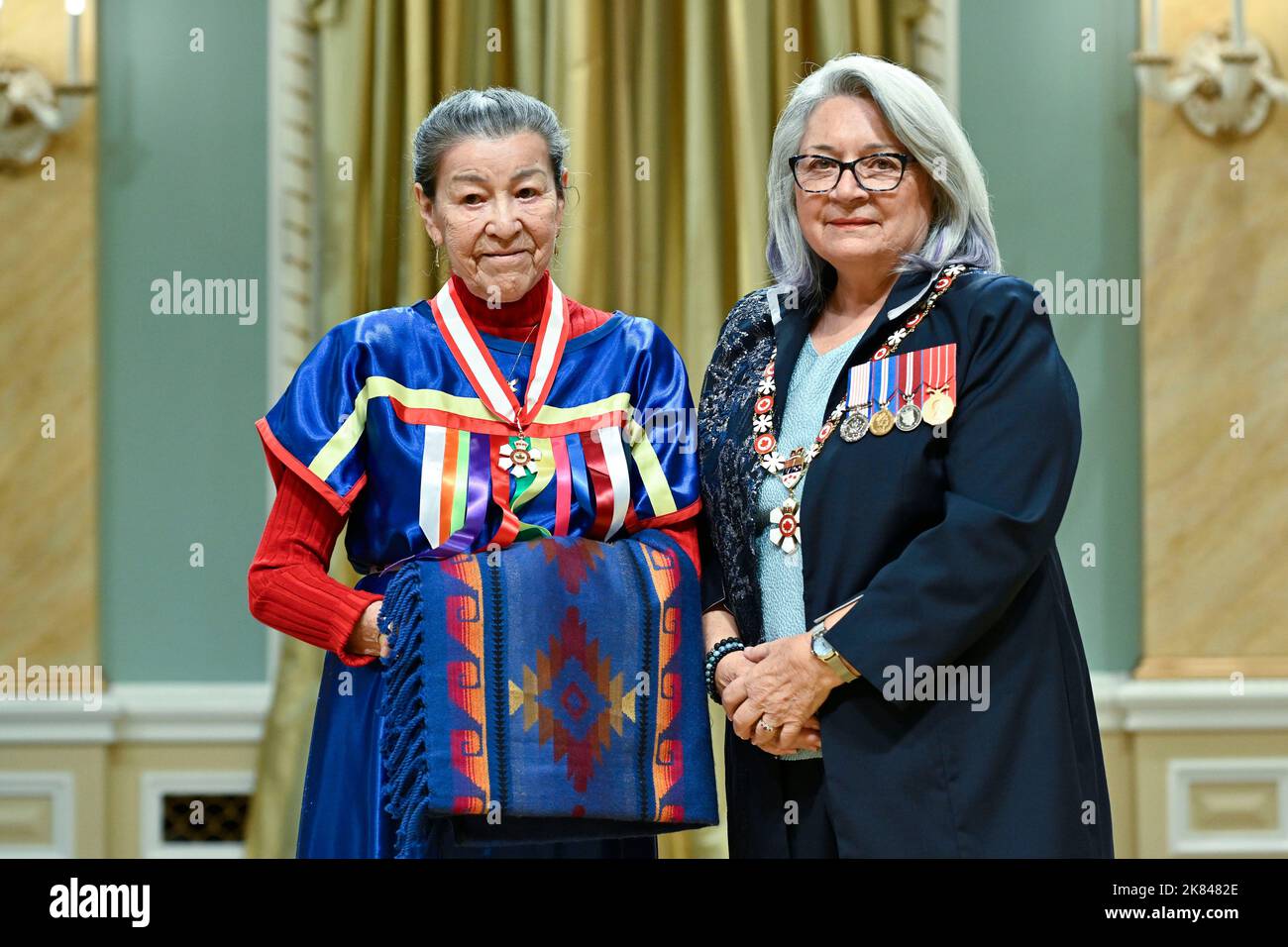 Elder Doreen Spence of Calgary is invested as an officer of the Order of Canada by Gov. Gen ...