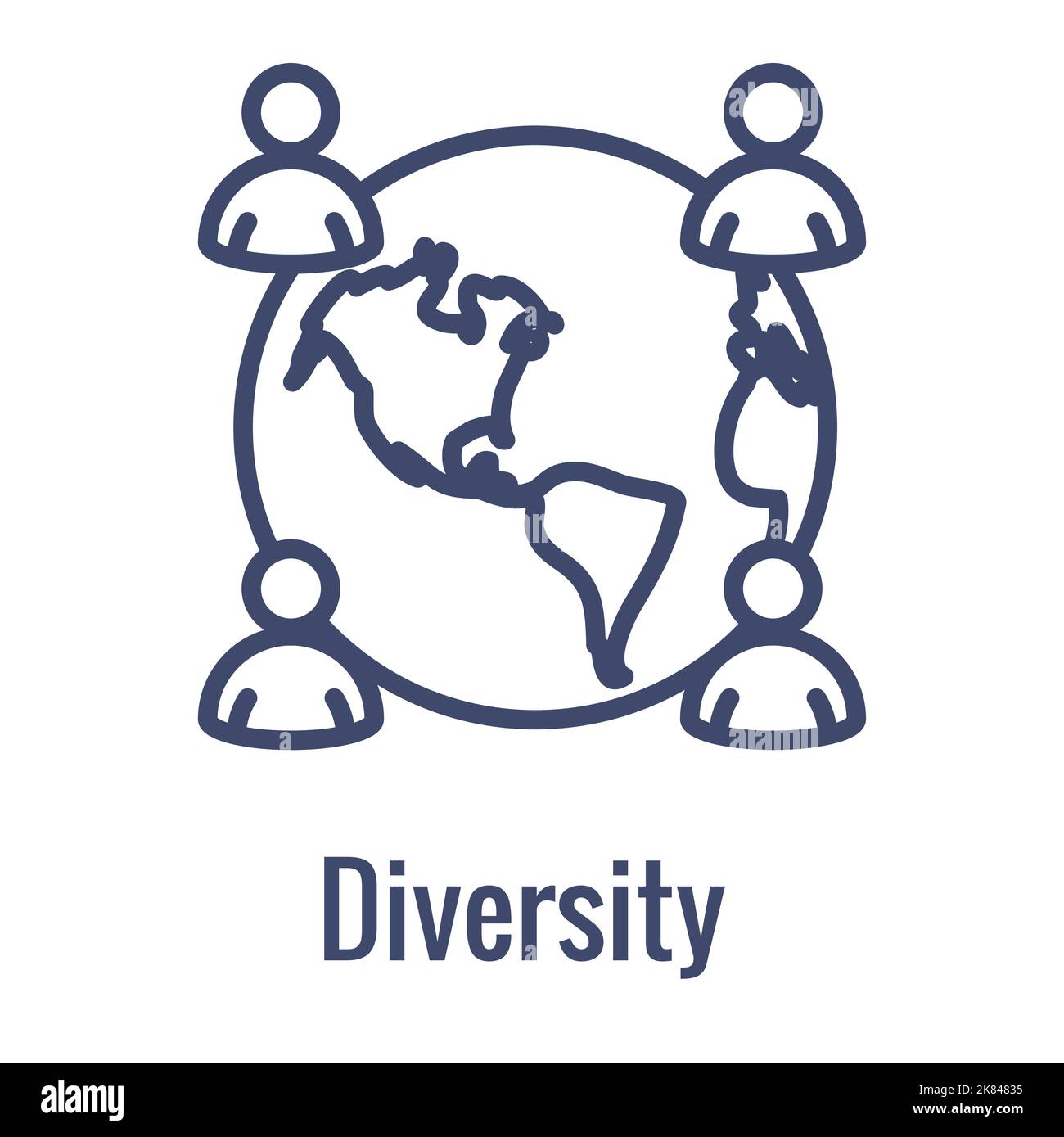 Core Values Icon Showing a Mission or Vision Aspect Stock Vector Image ...
