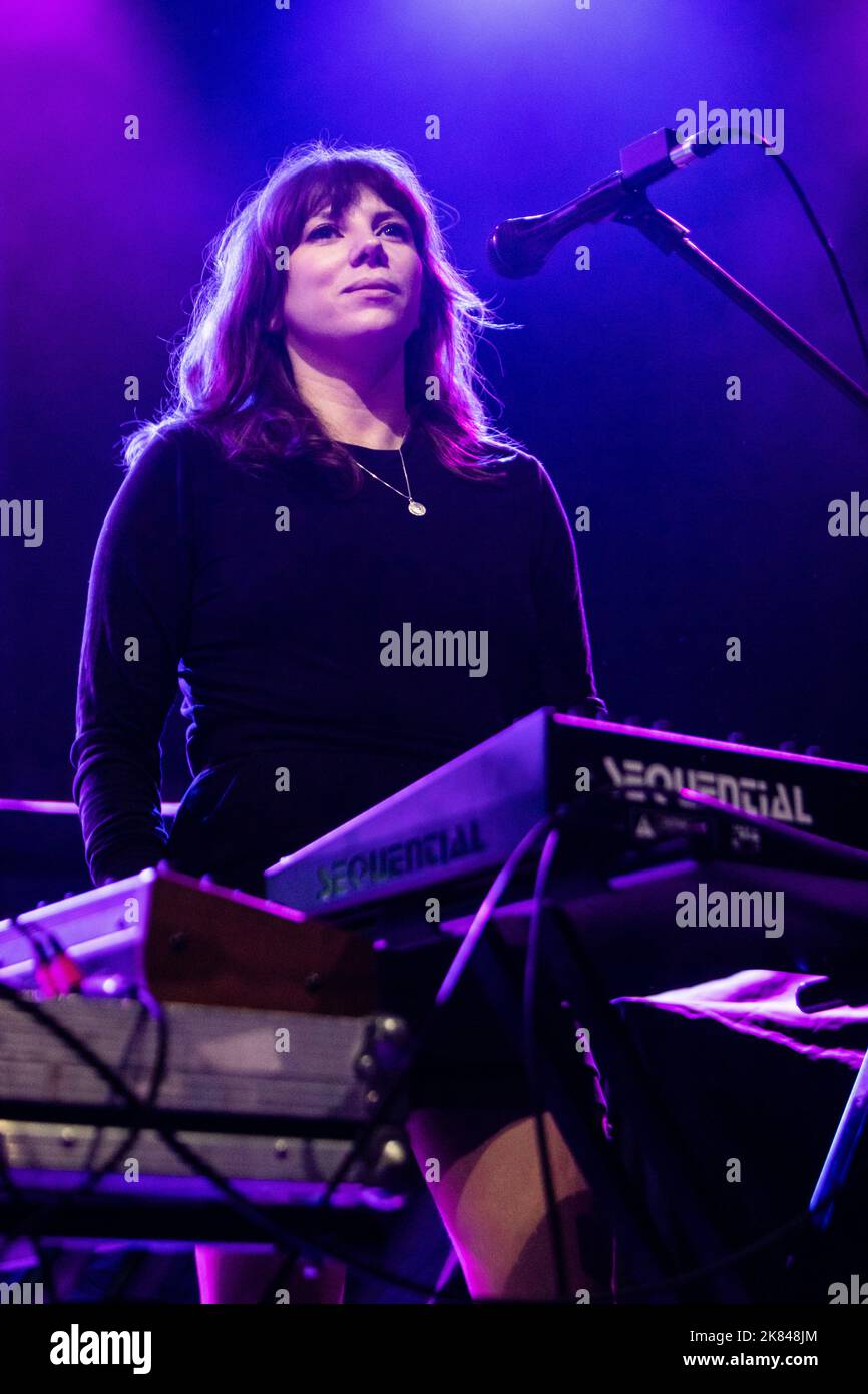 Milan Italy. 20 October 2022. The British duo THE KVB performs live on ...