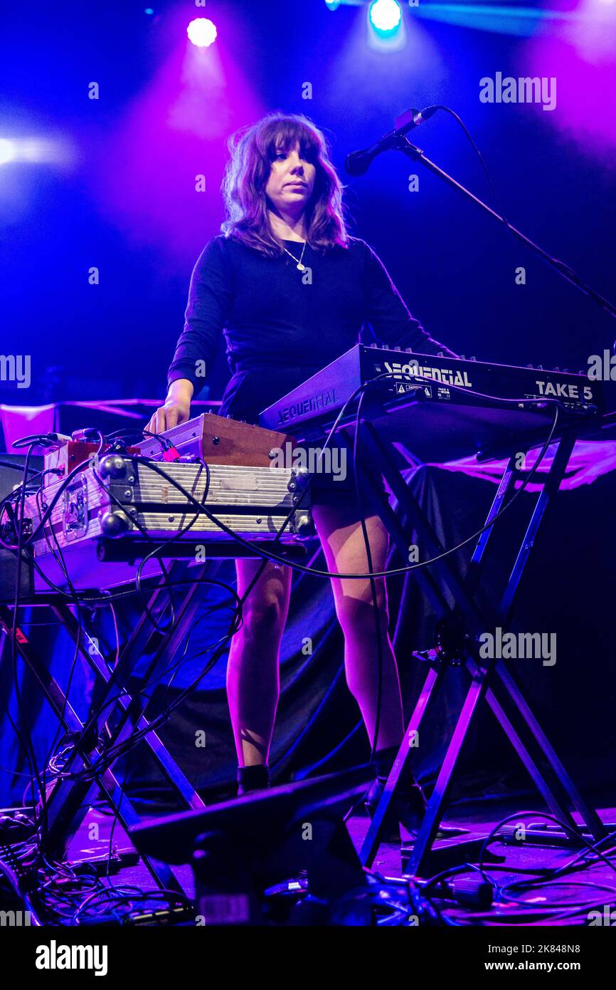 Milan Italy. 20 October 2022. The British duo THE KVB performs live on ...