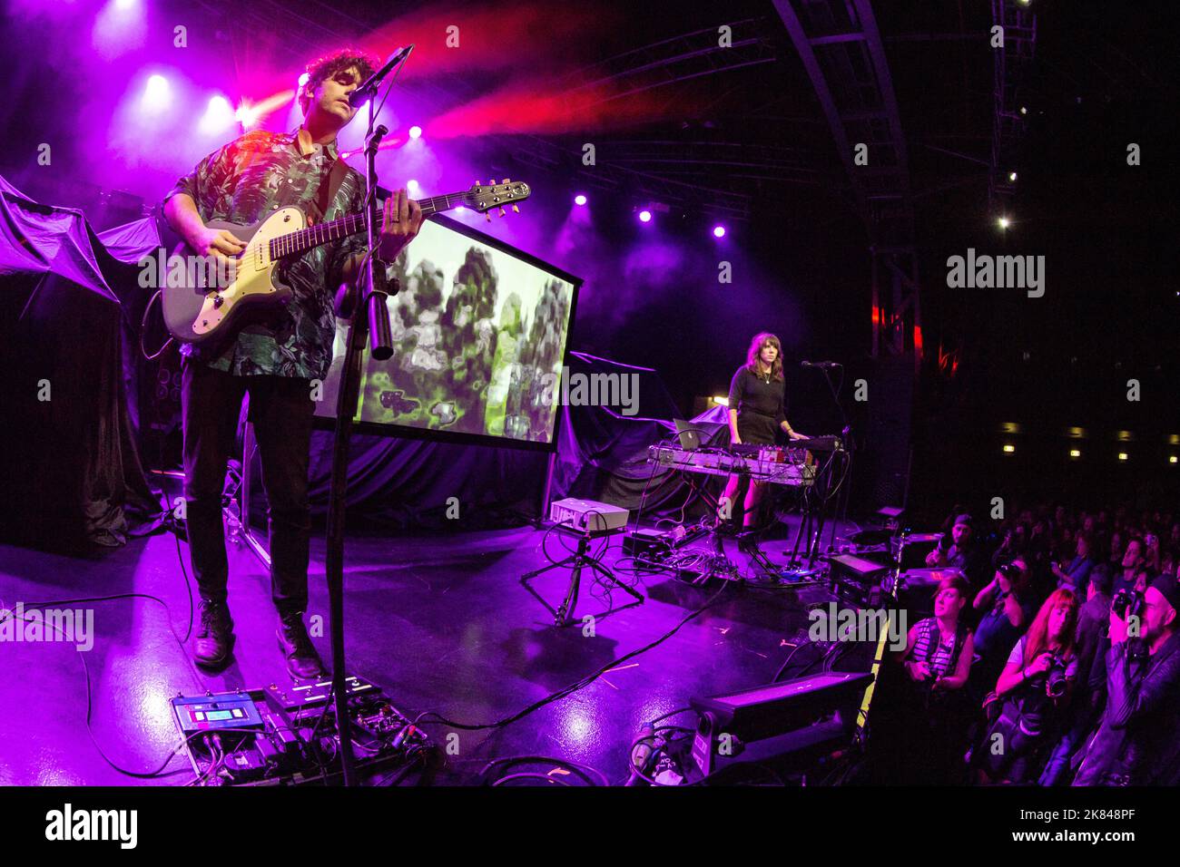 Milan Italy. 20 October 2022. The British duo THE KVB performs live on ...