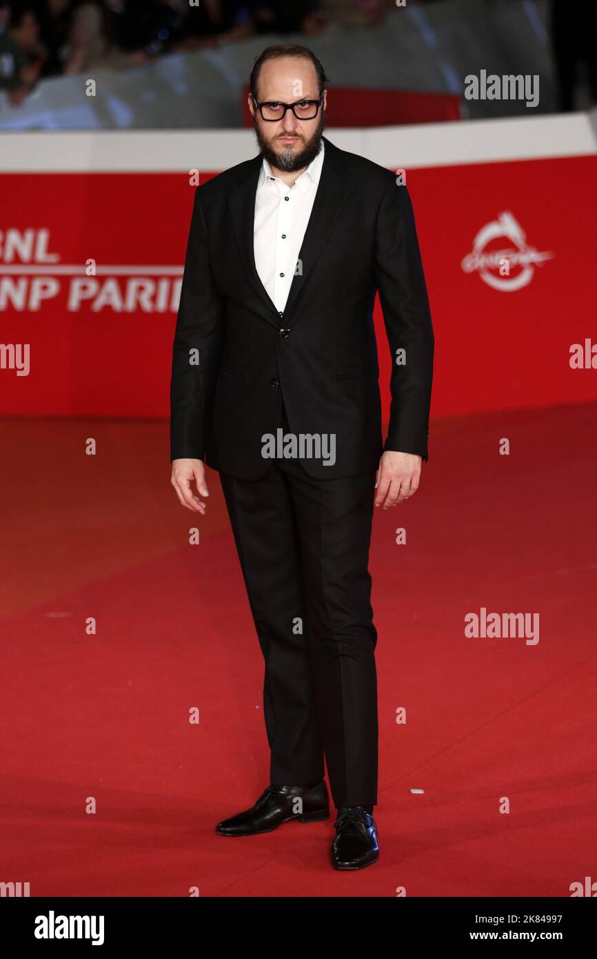 Fausto Russo Alesi attends the red carpet of the movie "La stranezza ...