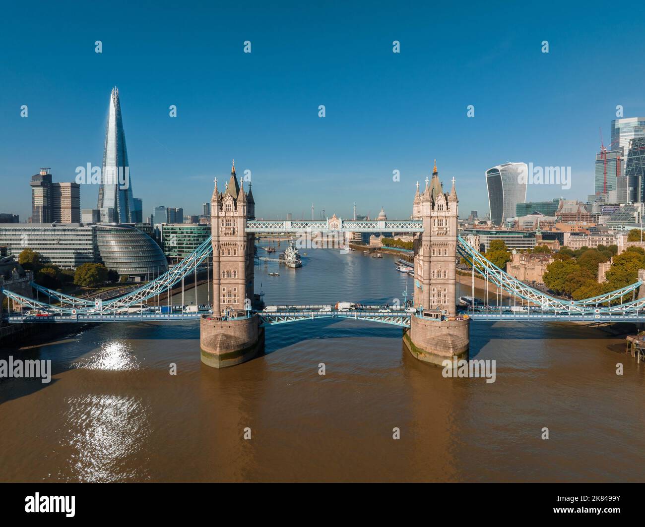 Big ben river thames aerial hi-res stock photography and images - Alamy