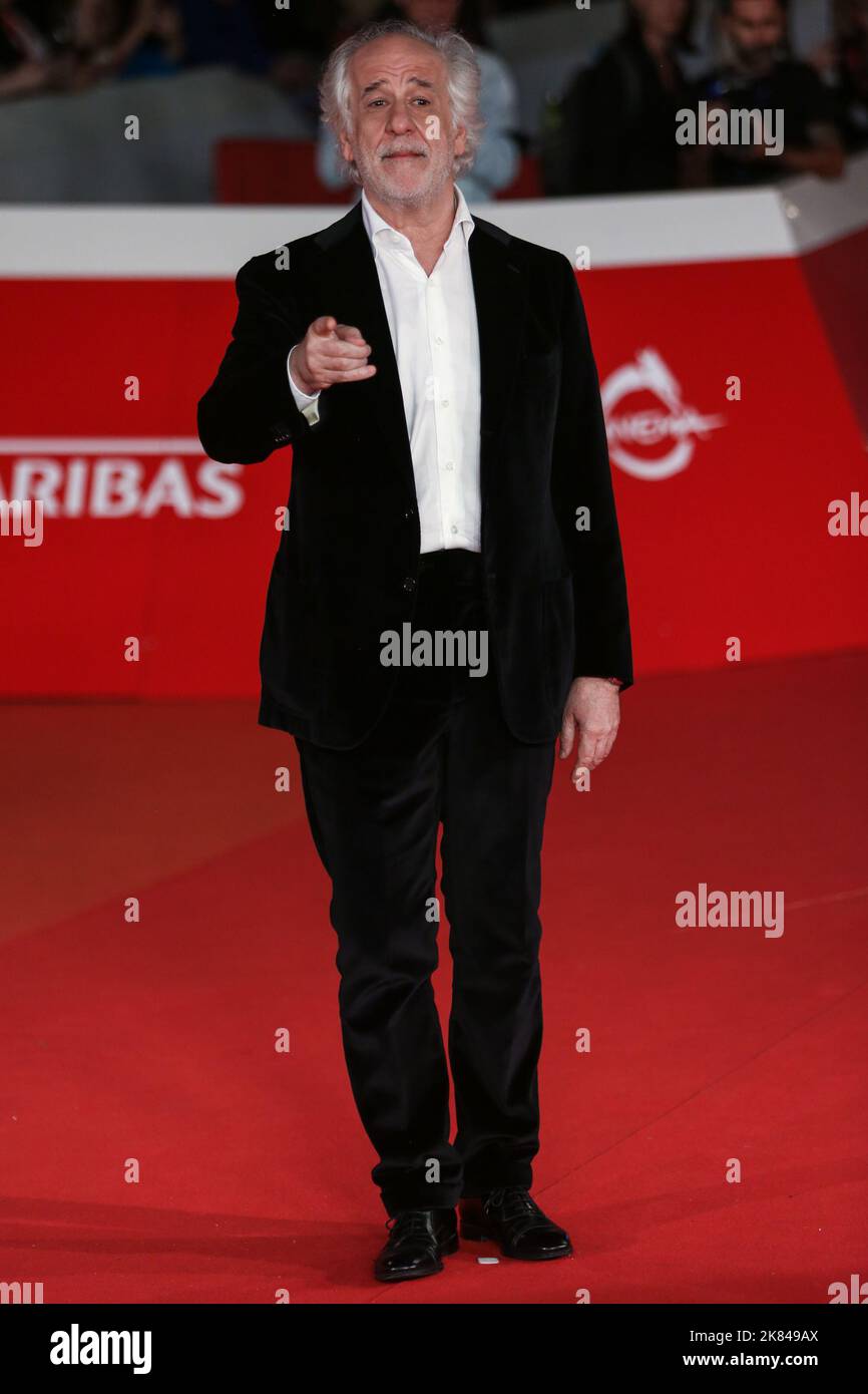 Tony Servillo attends the red carpet of the movie "La stranezza" at the ...