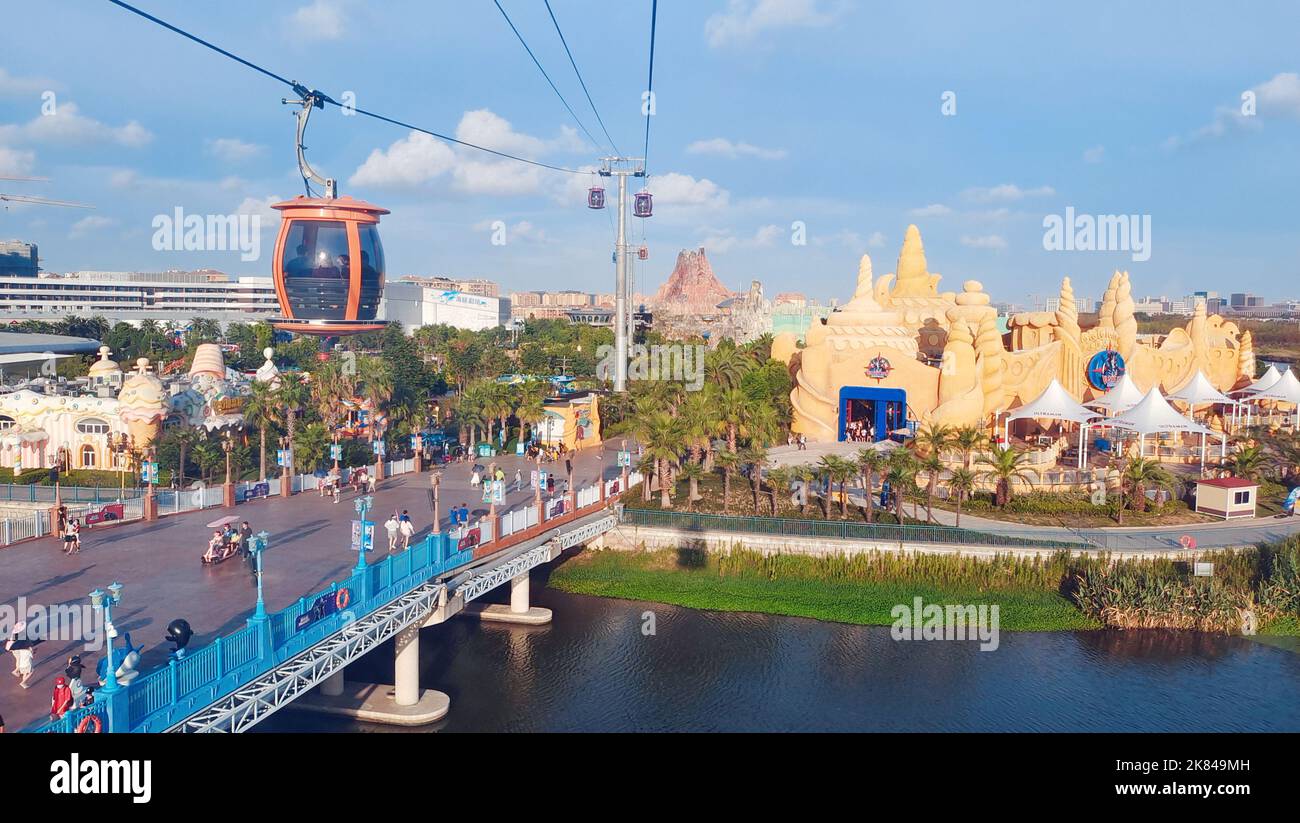 SHANGHAI, CHINA - JULY 30, 2022 - Shanghai Haichang Ocean Park, a ...