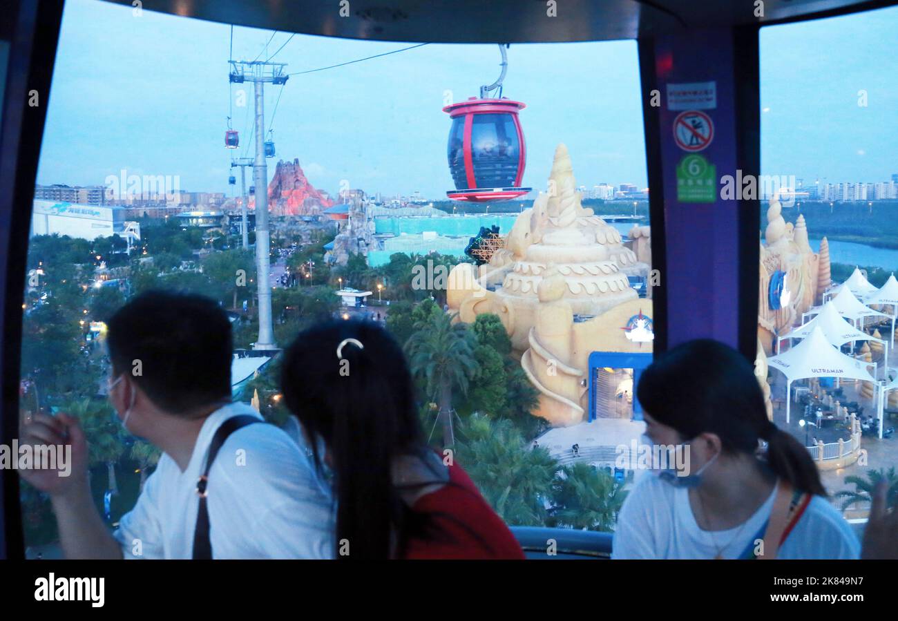 SHANGHAI, CHINA - JULY 30, 2022 - Shanghai Haichang Ocean Park, a ...