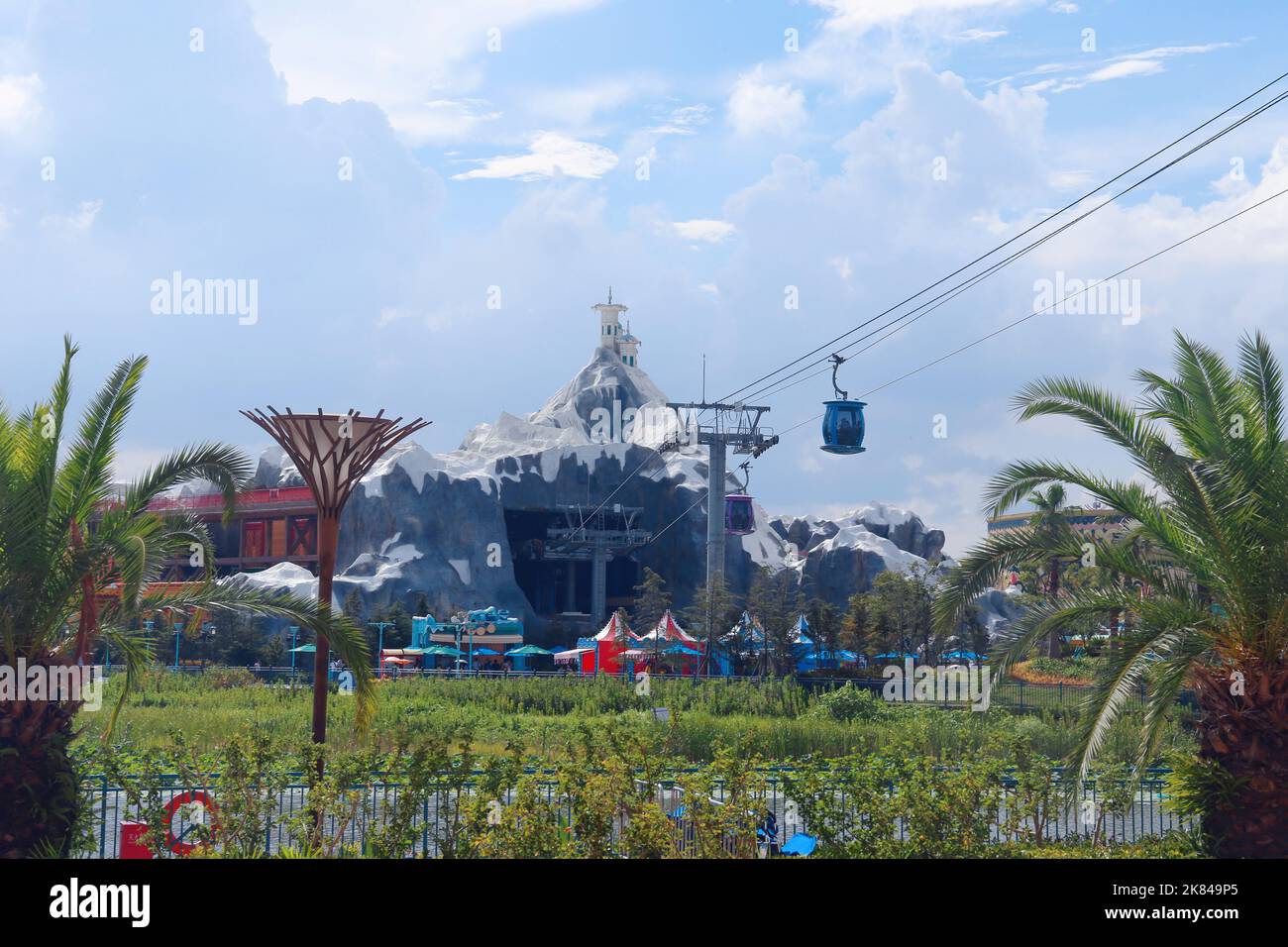 SHANGHAI, CHINA - JULY 30, 2022 - Shanghai Haichang Ocean Park, a ...