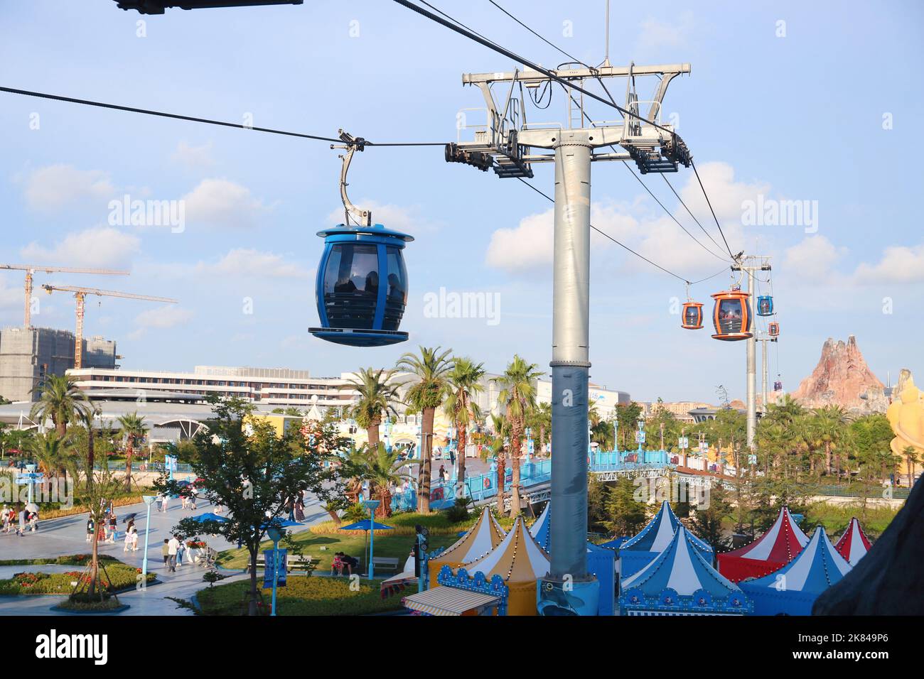 SHANGHAI, CHINA - JULY 30, 2022 - Shanghai Haichang Ocean Park, a ...