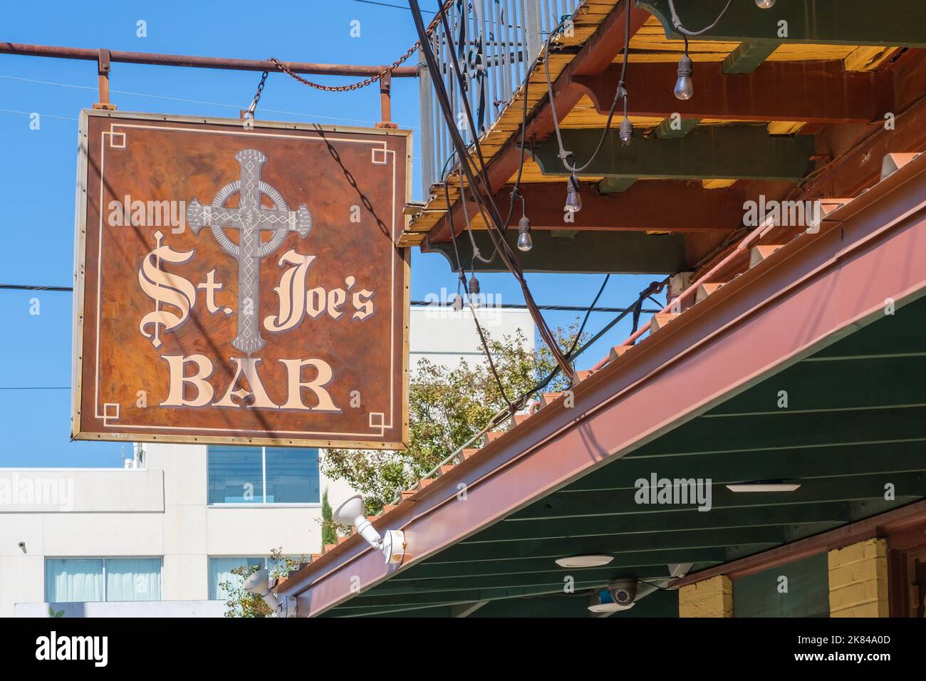 NEW ORLEANS, LA, USA - October 11, 2022: Sign for popular St. Joe's Bar ...