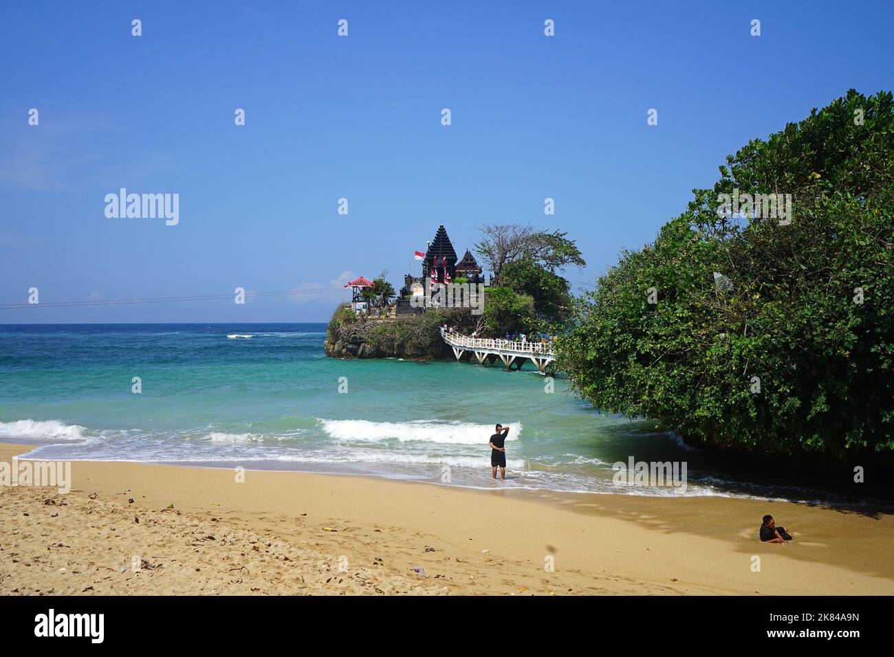 Pantai Balekambang Beach, Malang, East Java, Indonesia Stock Photo - Alamy