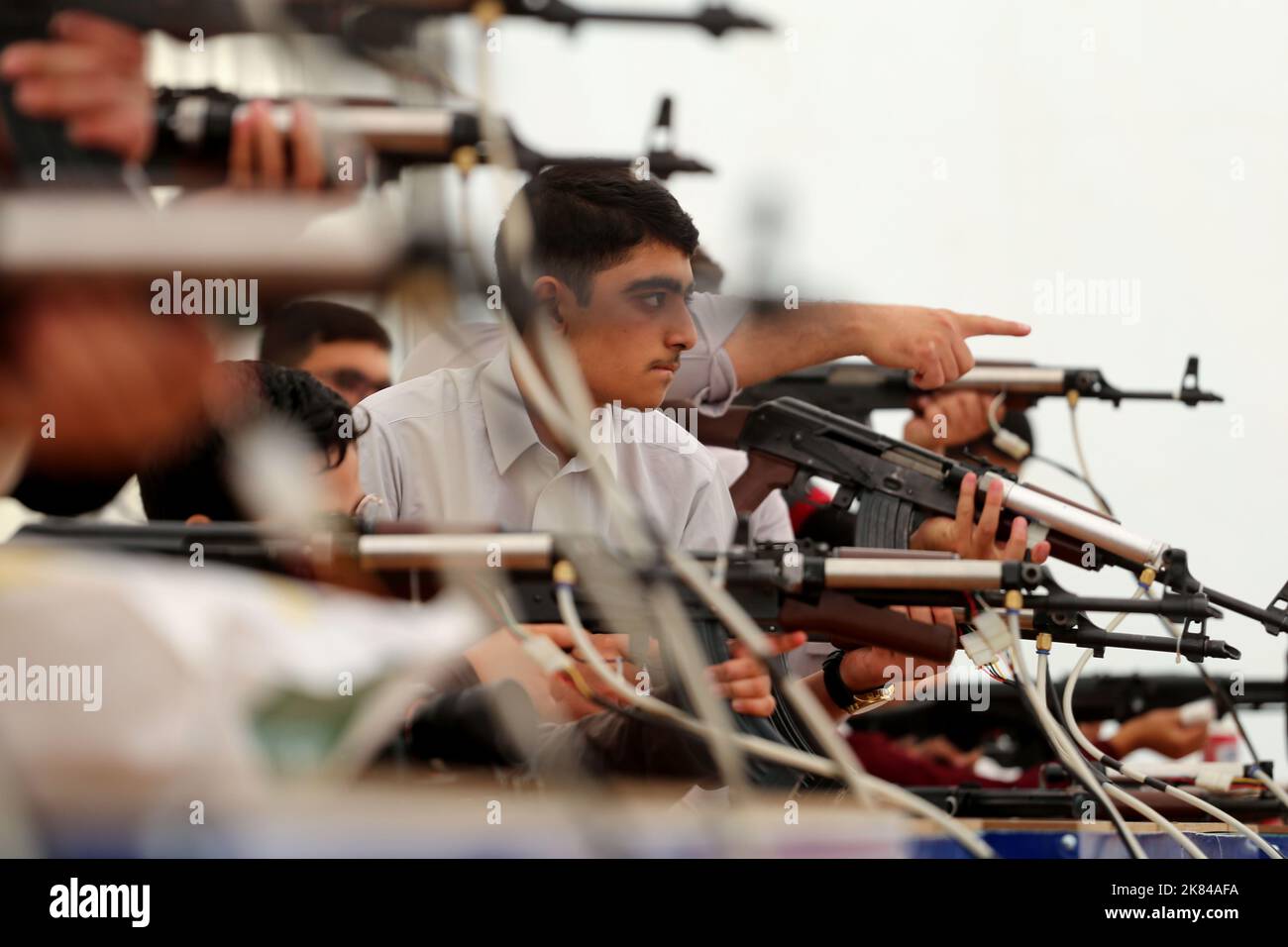 October 20, 2022, Tehran, Tehran, Iran: Iranian visitors practice ...