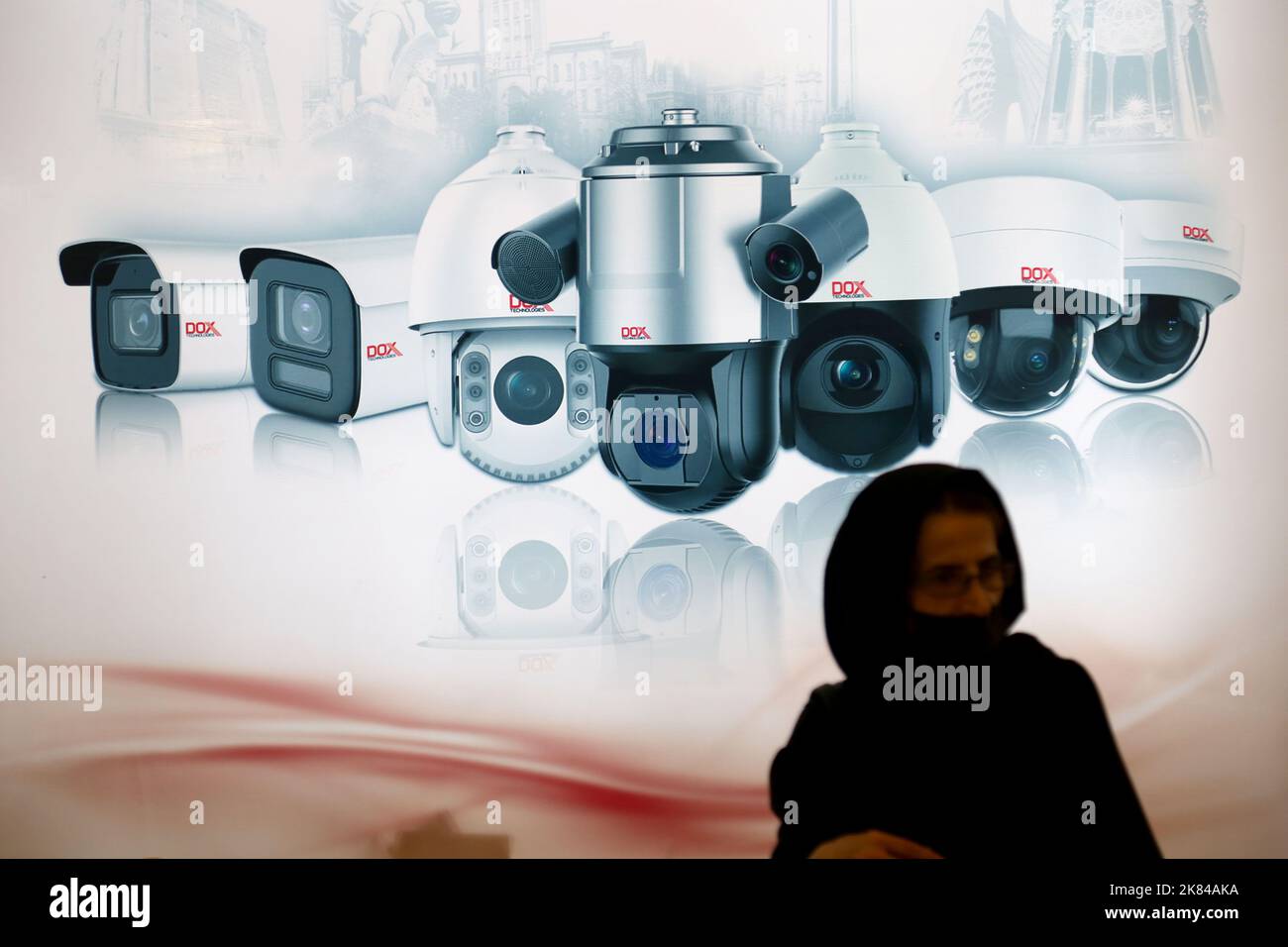 October 20, 2022, Tehran, Tehran, Iran: Iranian visitors walk past an ...