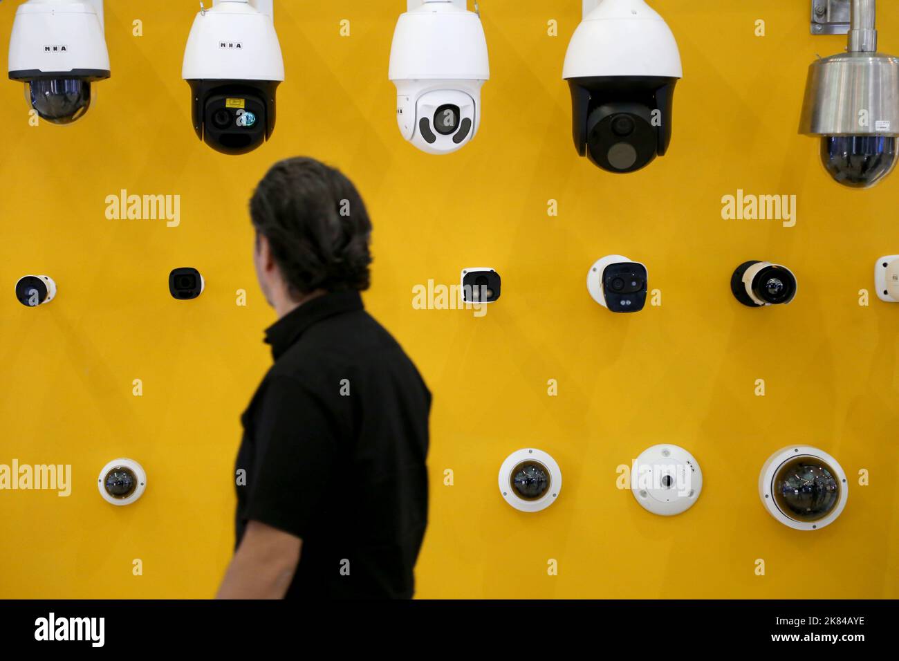 October 20, 2022, Tehran, Tehran, Iran: Iranian visitors stand at a ...