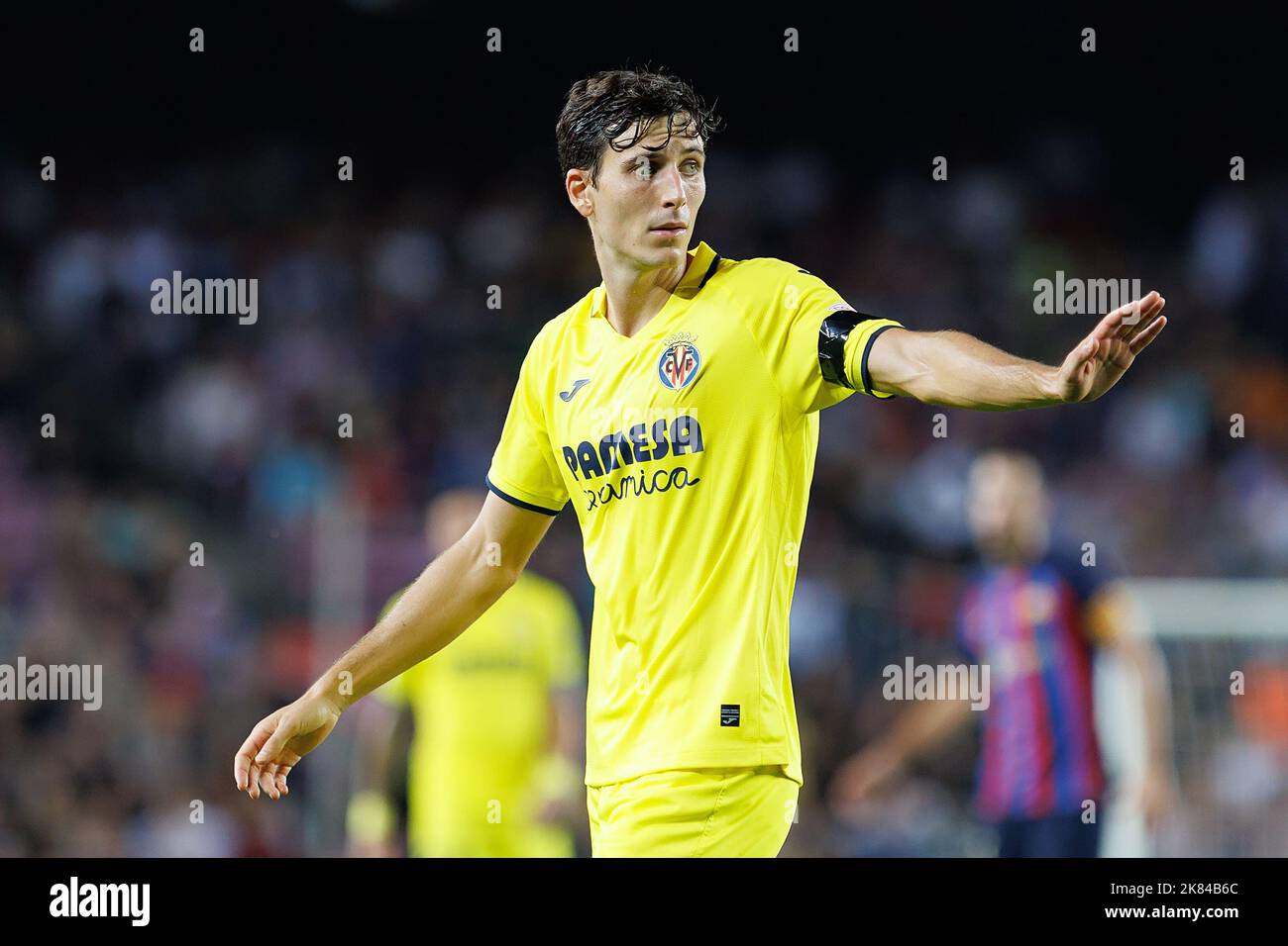 Barcelona, Spain. 20th Oct, 2022. Pau Torres in action during the La ...