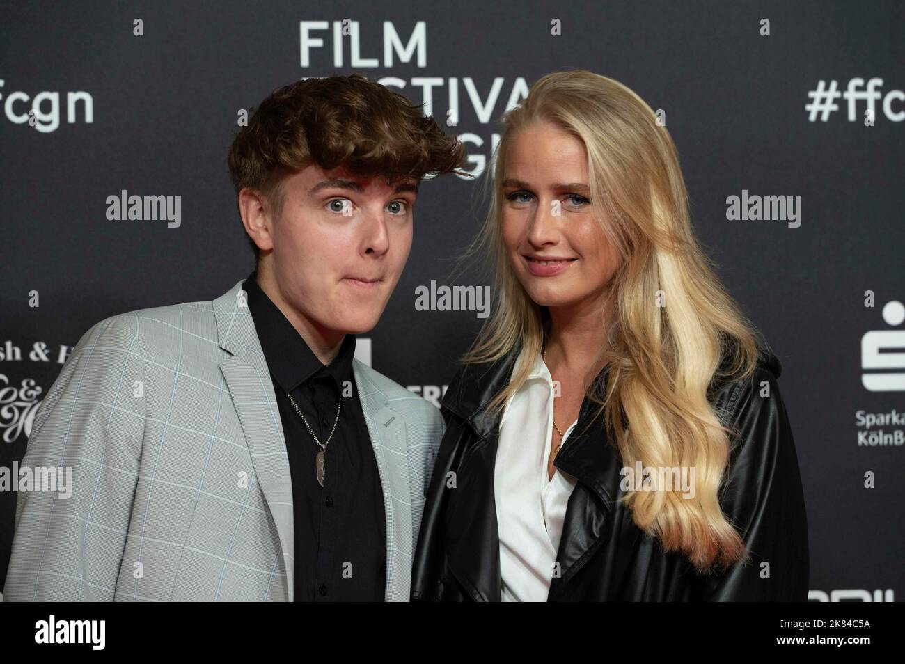 Cologne, Germany. 20th Oct, 2022. Maik CIBURA, actor, and Christin ...