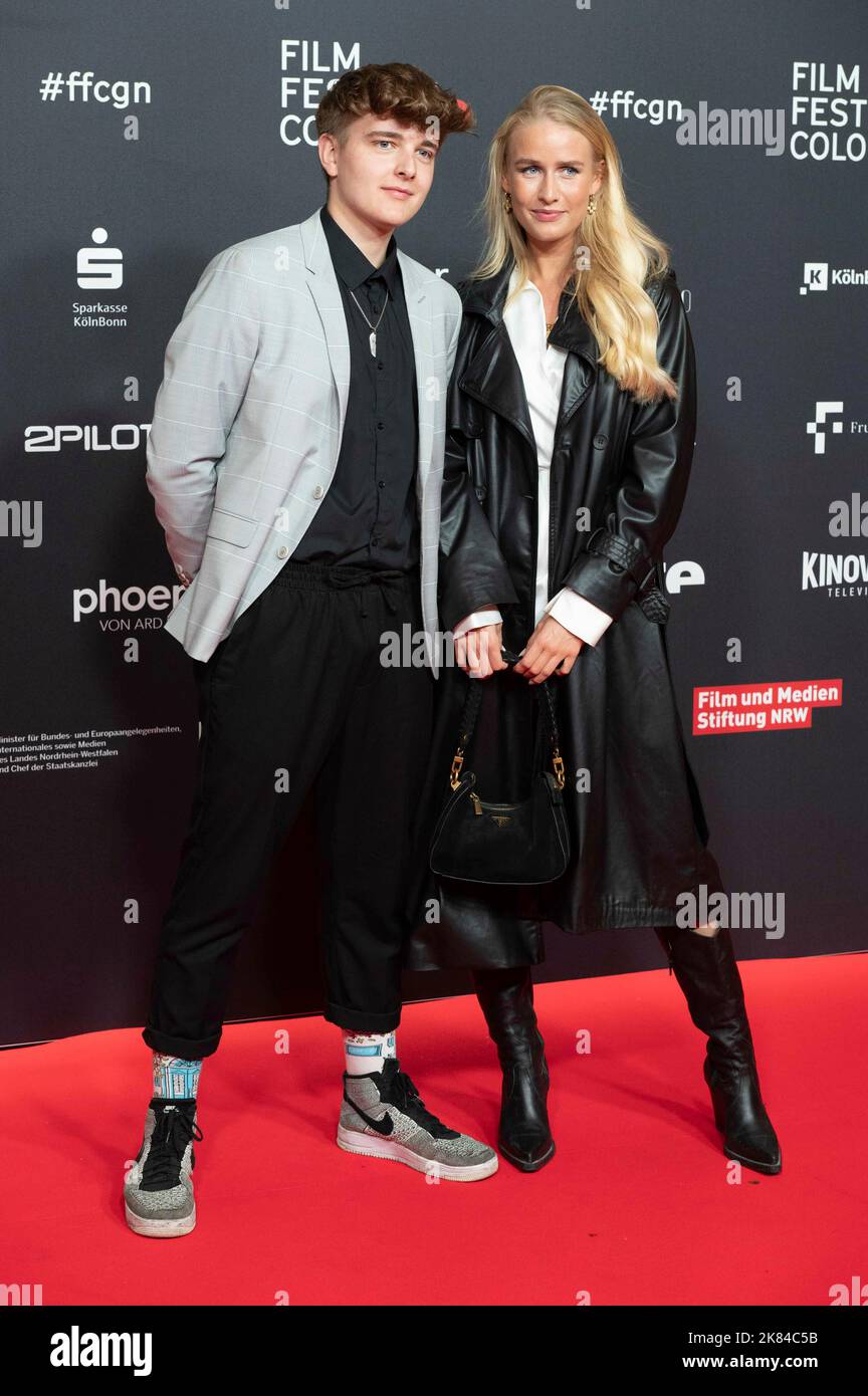 Cologne, Germany. 20th Oct, 2022. Maik CIBURA, actor, and Christin ...