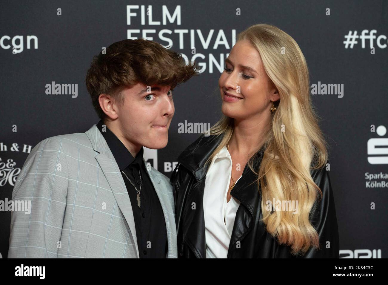 Cologne, Germany. 20th Oct, 2022. Maik CIBURA, actor, and Christin ...