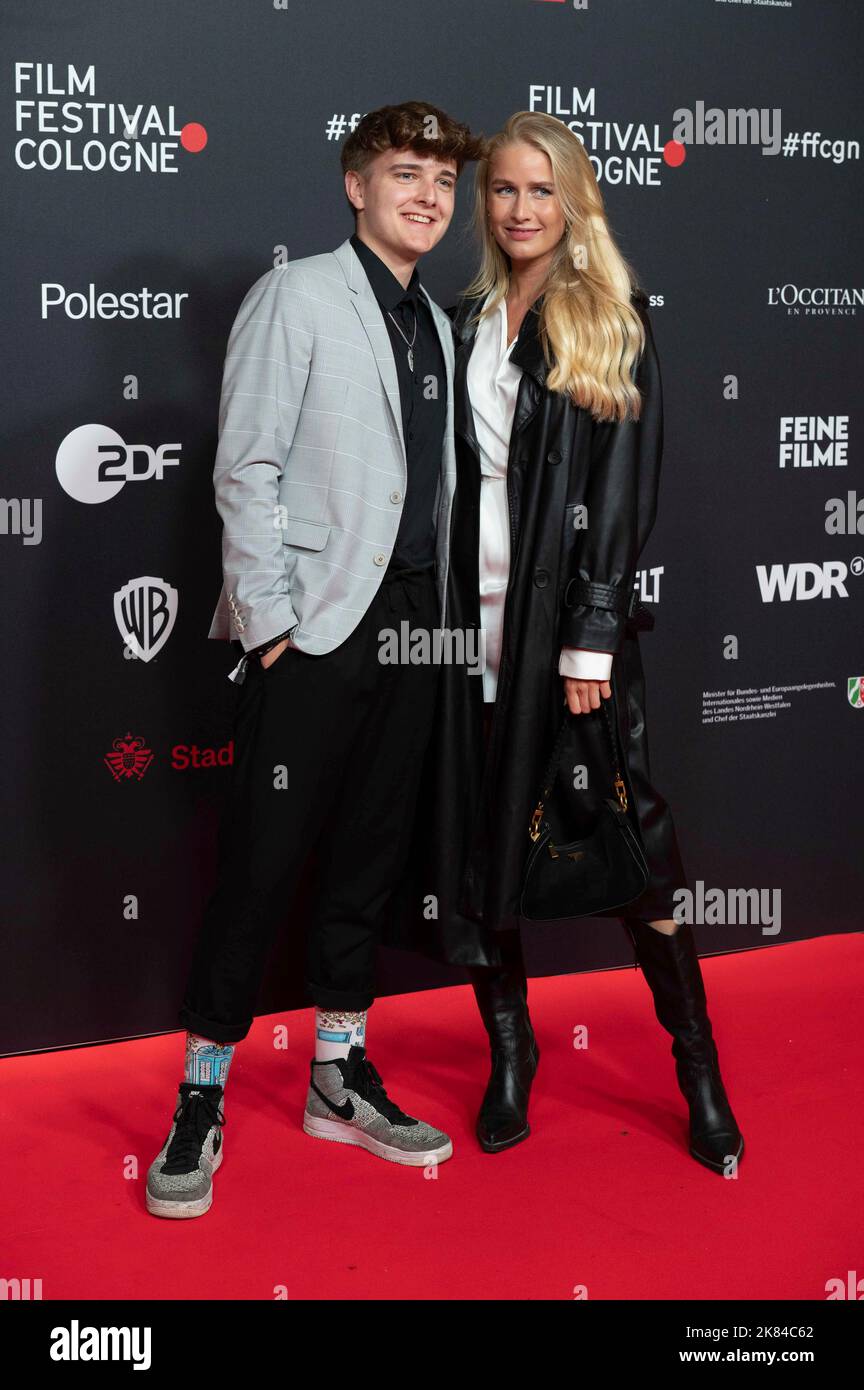 Cologne, Germany. 20th Oct, 2022. Maik CIBURA, actor, and Christin ...
