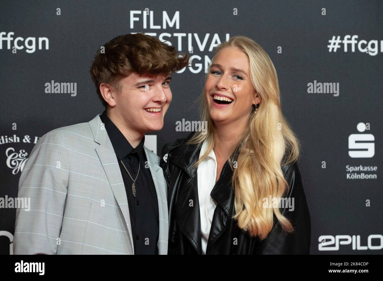 Cologne, Germany. 20th Oct, 2022. Maik CIBURA, actor, and Christin ...