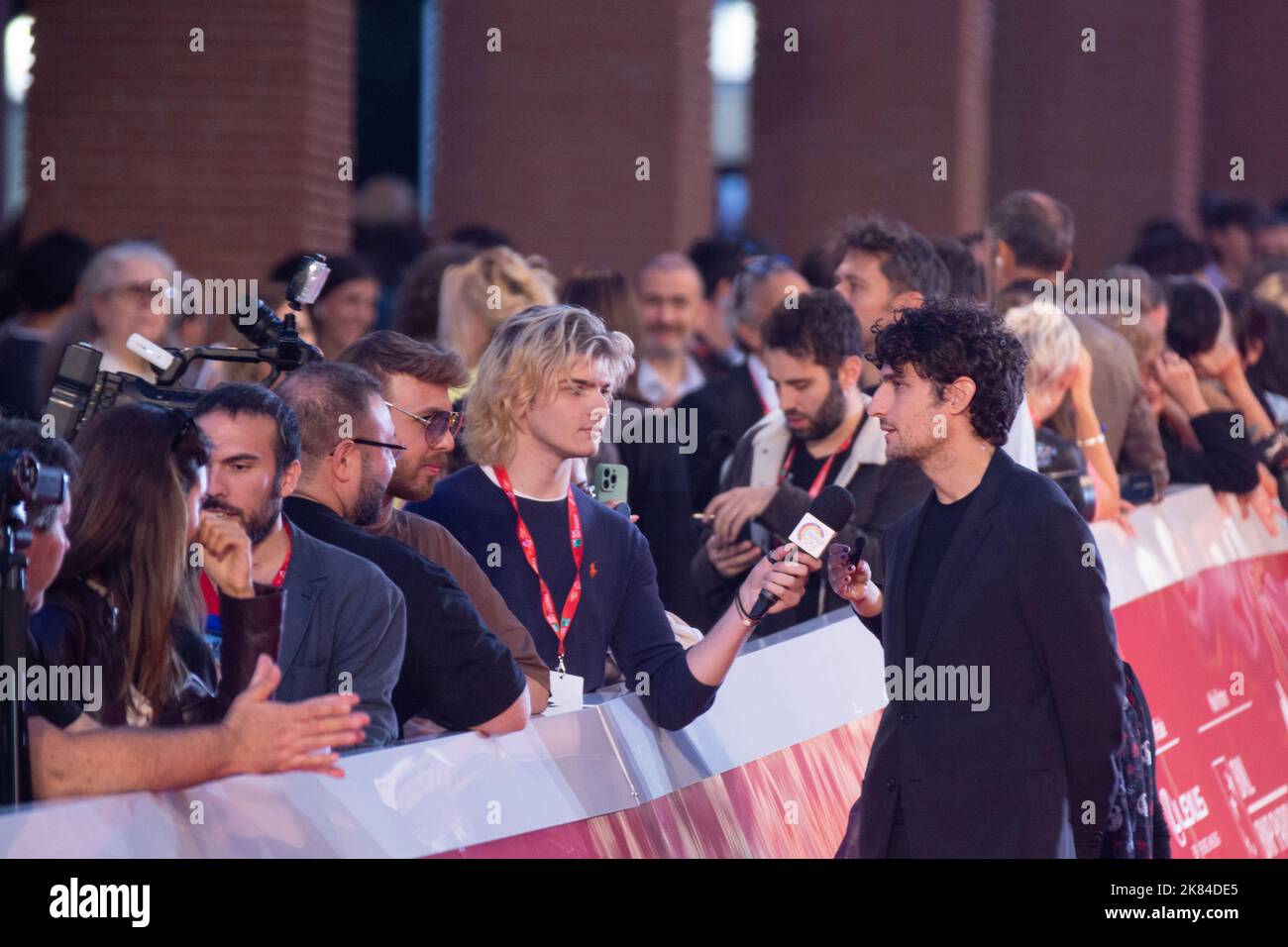 French actor Louis Garrel attends the red carpet during eighth day of ...