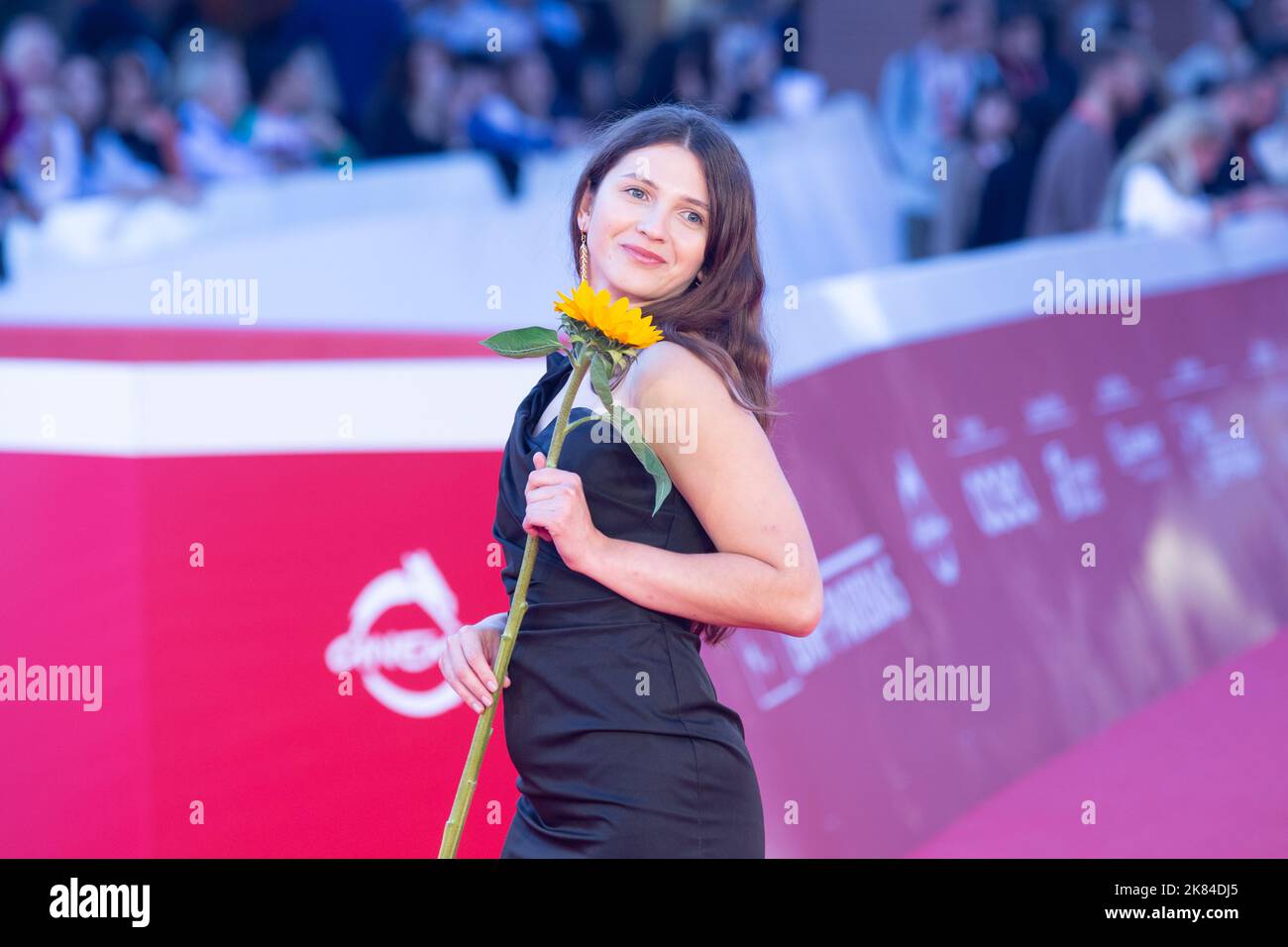 Ukrainian actress Anisia Stasevich attends the red carpet of the film ...