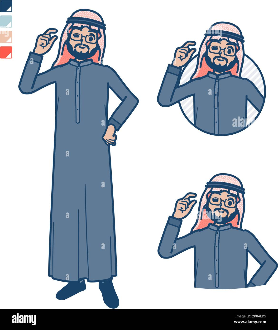 A arabian middle man in Black costume with Just a bit Hand sign images ...